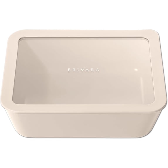 Ceramic Coated Glass Food Storage Containers Reusable Non Meal Prep ...