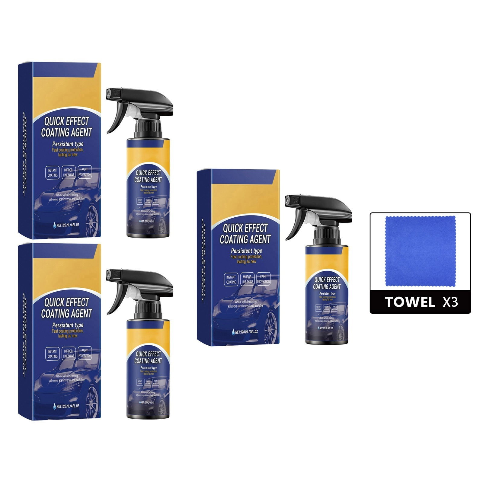 Ceramic Coating Spray for Cars, Automotive Water Repellent Sealant with ...