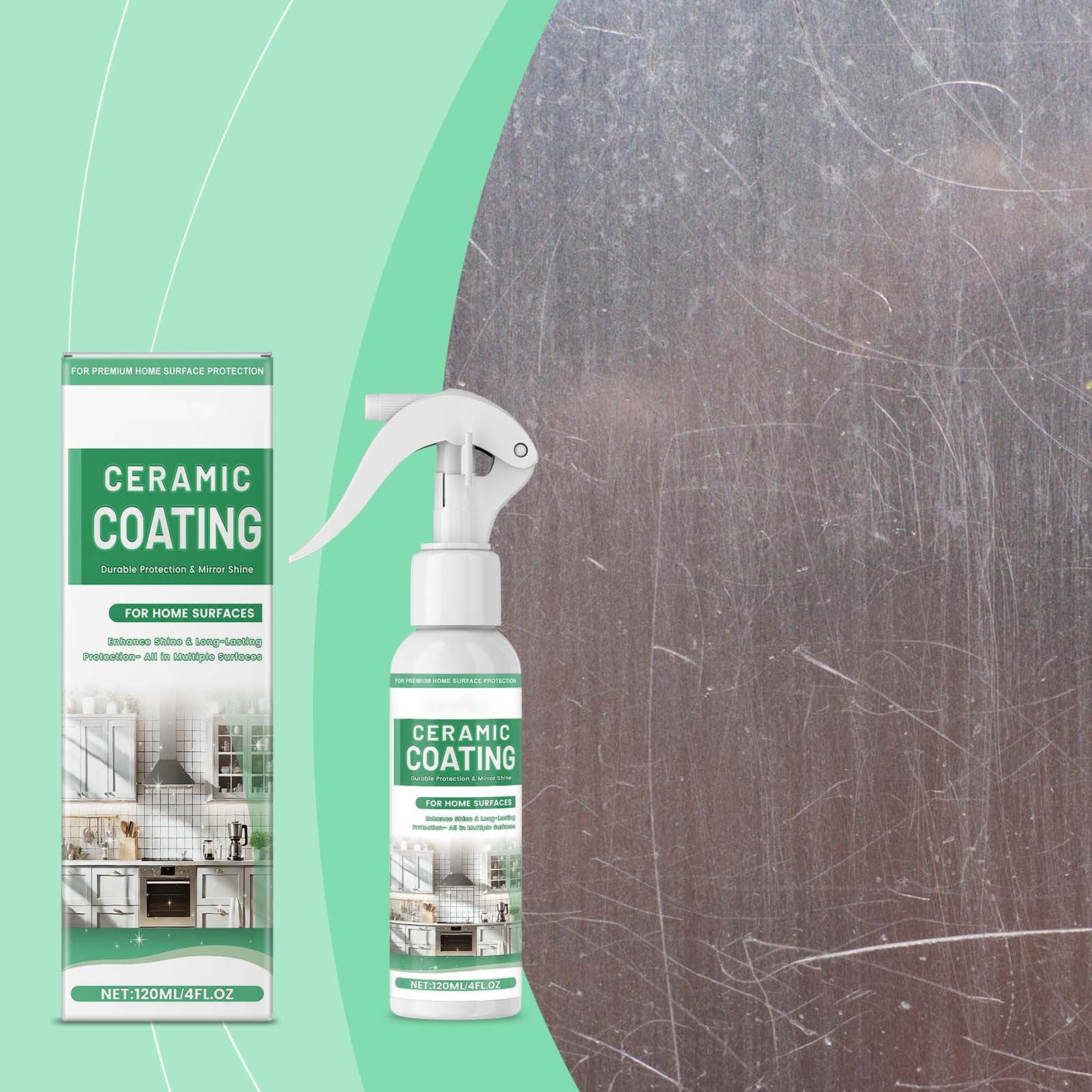 Ceramic Coating Spray - Effortlessly Cleans and Polishes Indoor Tiles ...