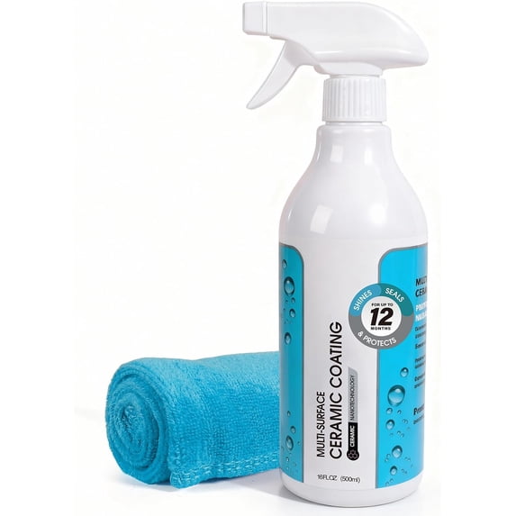 Ceramic Coating Spray for Stainless Steel & Glass - Finrprint & Water ...