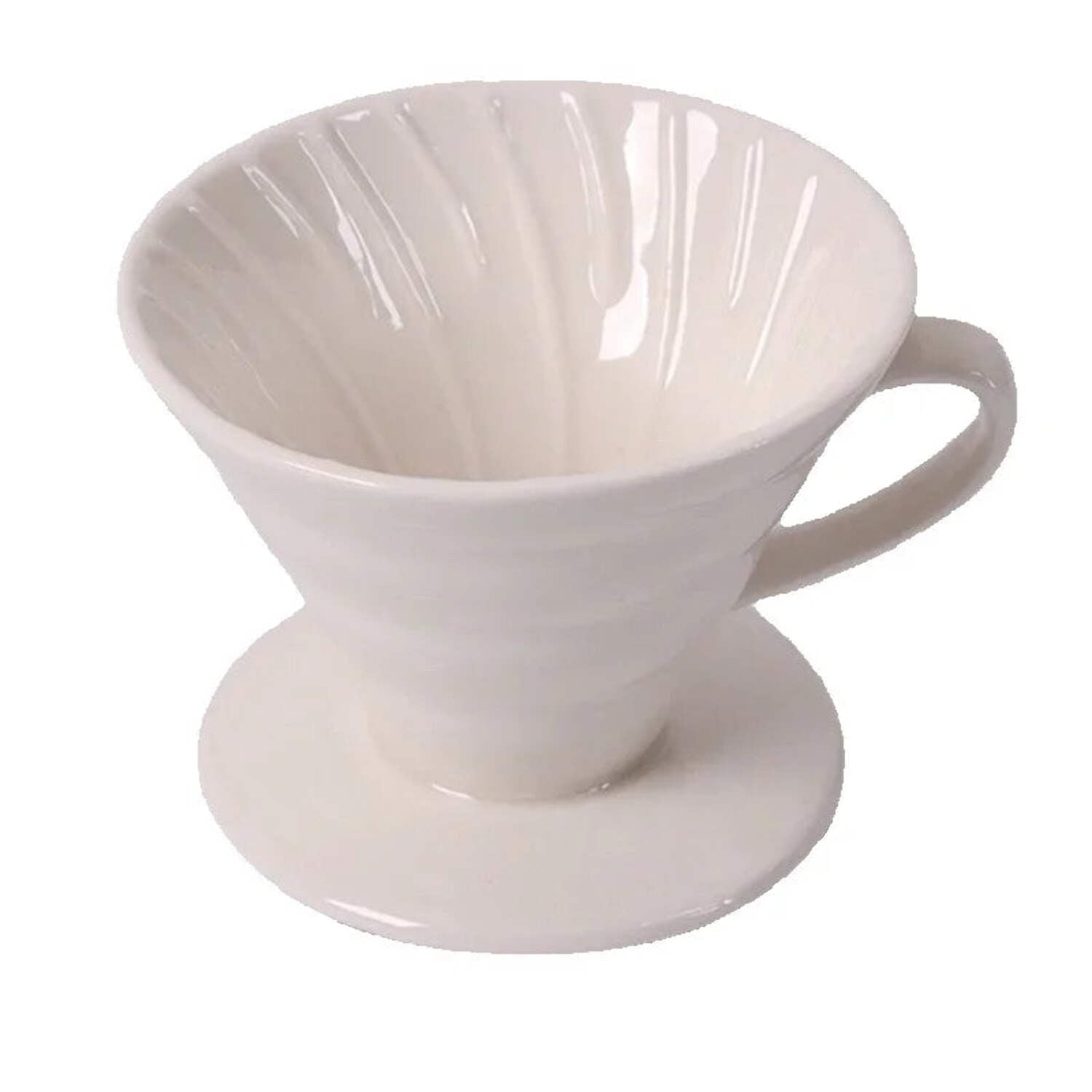 Ceramic Coffee Dripper – Engine-Style Pour Over (Reusable, 1–4 Cups ...