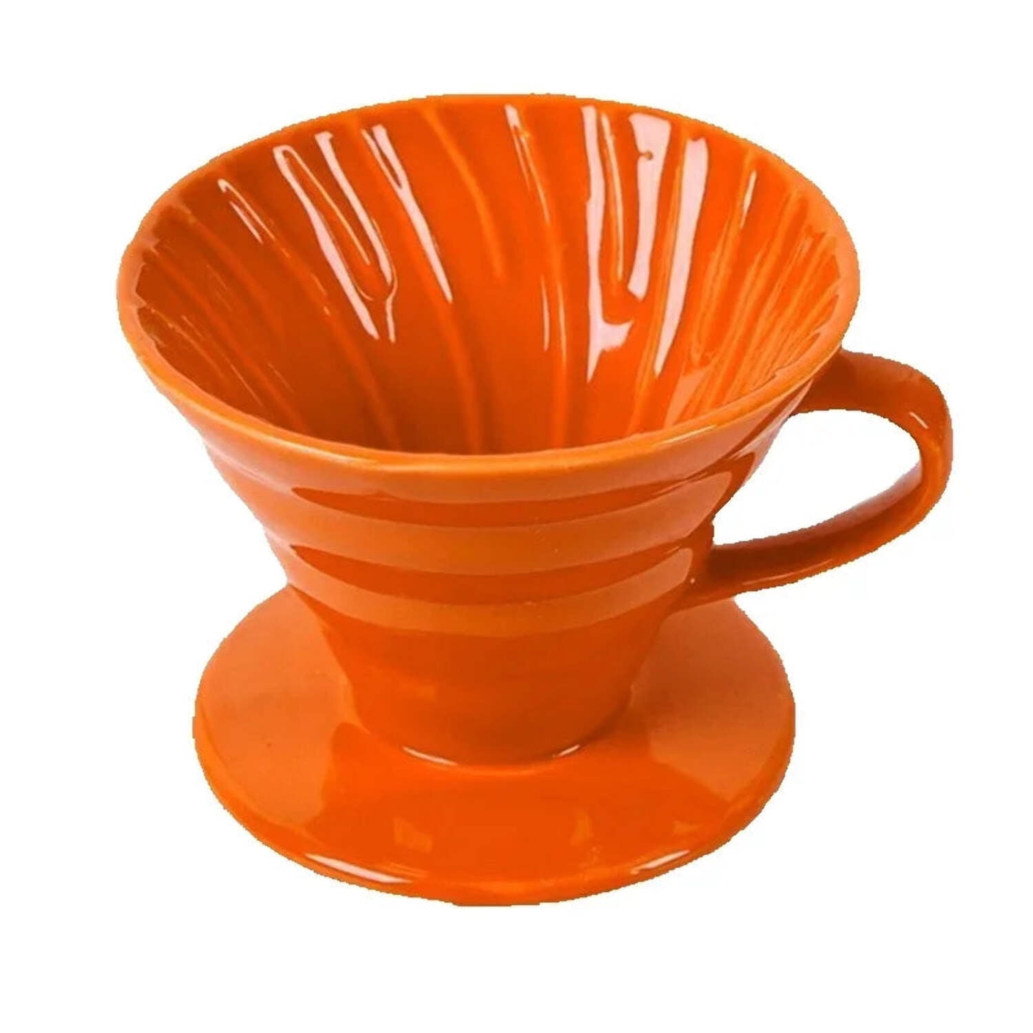 Ceramic Coffee Dripper – Engine-Style Pour Over (Reusable, 1–4 Cups ...