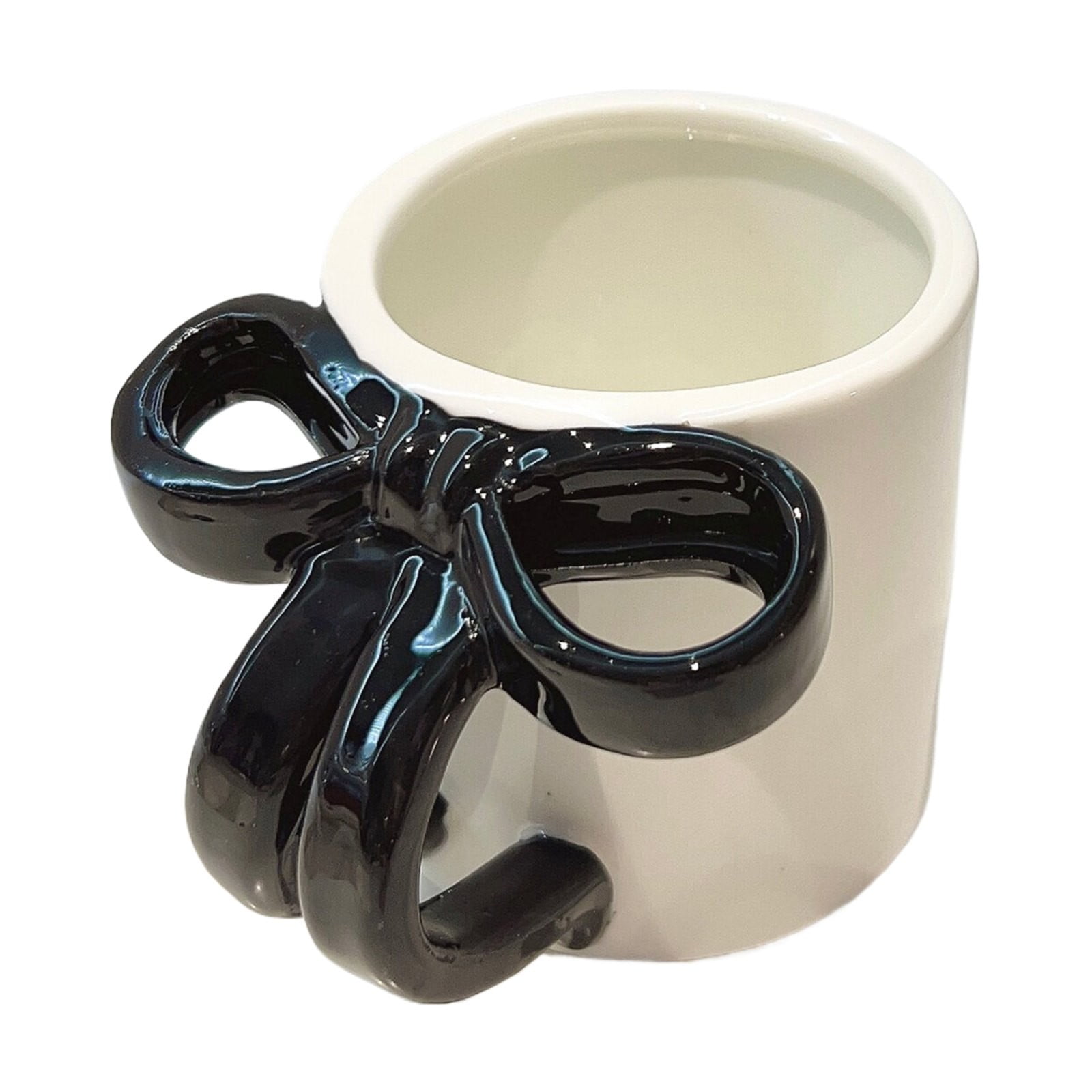 Ceramic Coffee Mug Cute Bow Cup Cups Latte Mugs Bowknot Cappuccino Cups ...