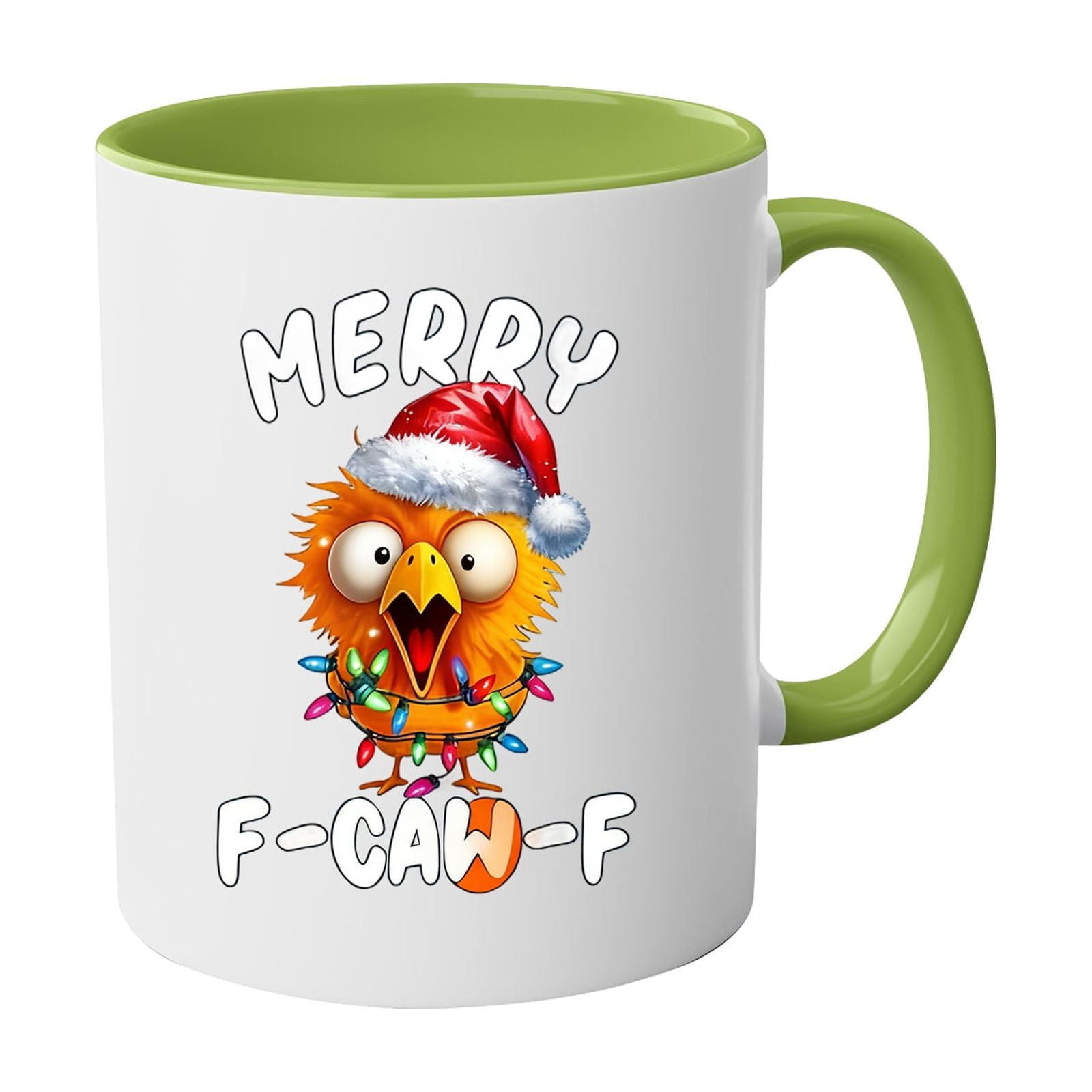 Ceramic Coffee Mug With Rooster Print And Humorous Lettering Large ...
