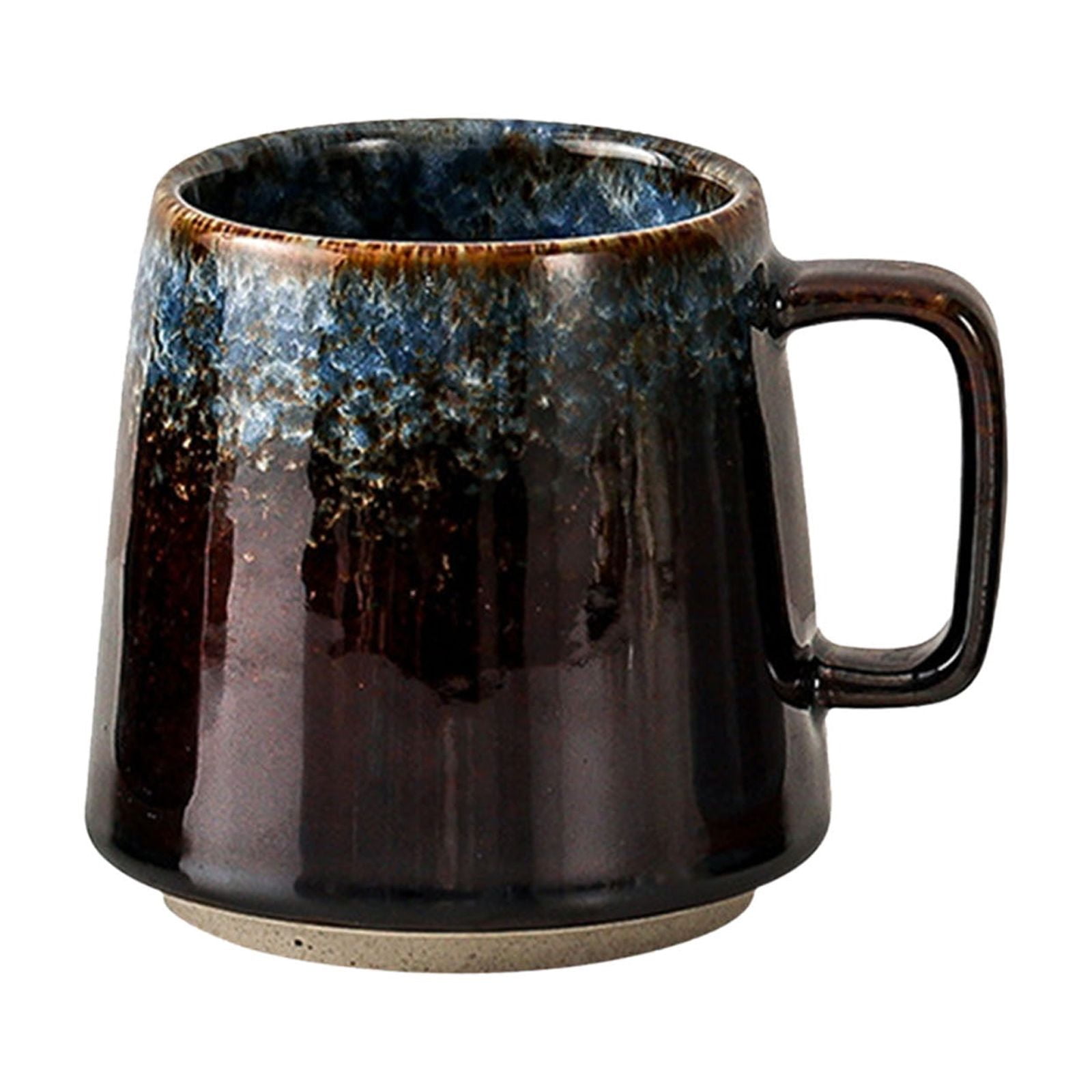 Ceramic Coffee Mug with Ergonomic Handle and Wide Mouth for Hot and ...