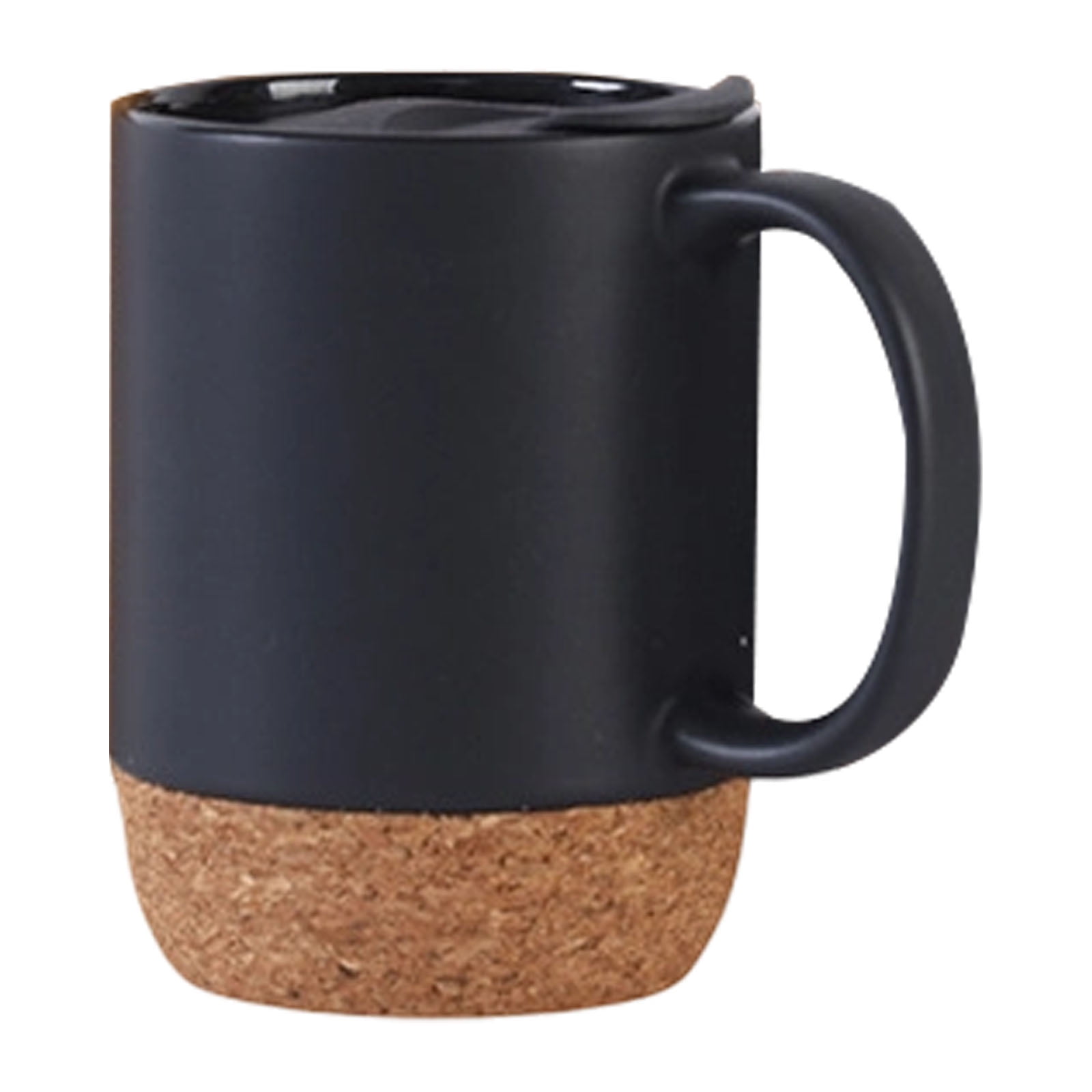 Ceramic Coffee Mugs with Cork Bottom,12oz(350ml) Aesthetic Neutral Mug ...
