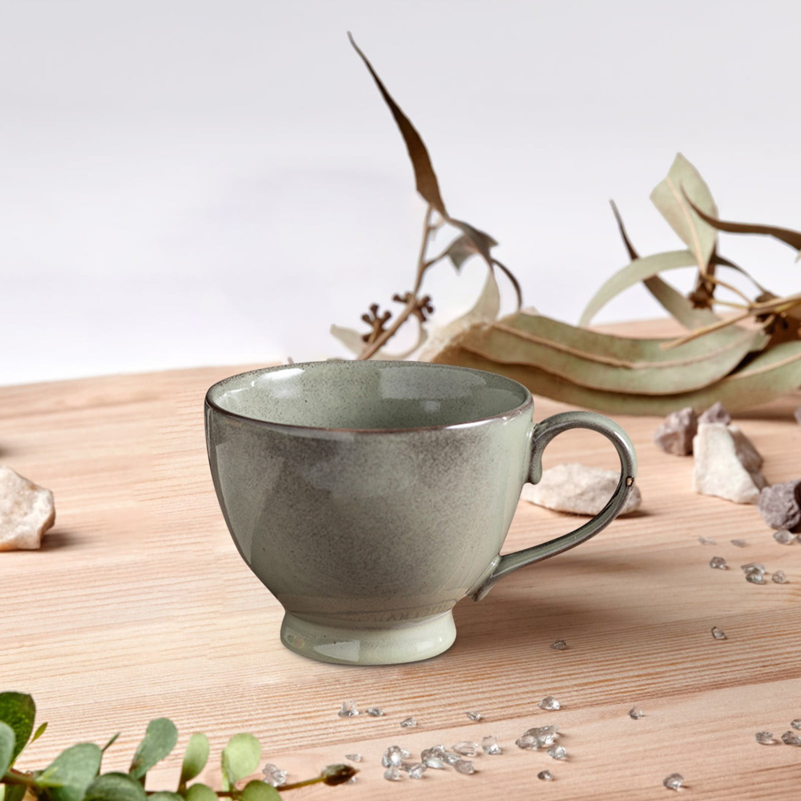 Ceramic Coffee Mugs (Handmade 1Pcs) Large Tea Cups With Handle ...