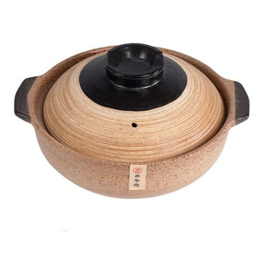 Ceramic Cooking Pot Casserole Pot Chinese Earthenware Clay Pot with Lid ...