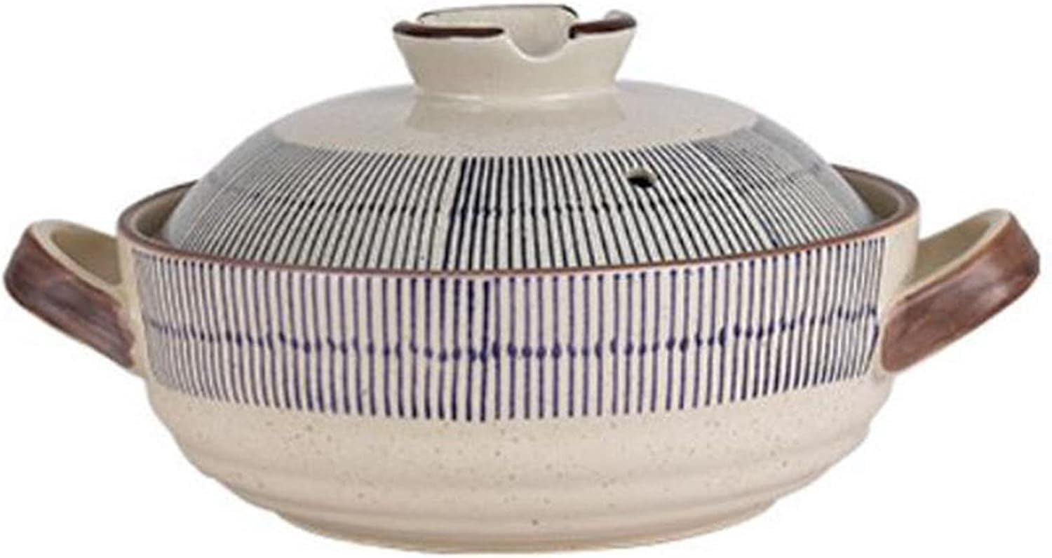 Ceramic Cooking Pot Japanese Hot Pot Casserole Dish Cookware Stew Soup ...