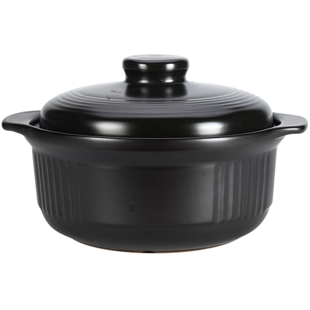 Ceramic Cookware Chinese Clay Pot Ceramic Stew Pot with Lid Soup Rice ...