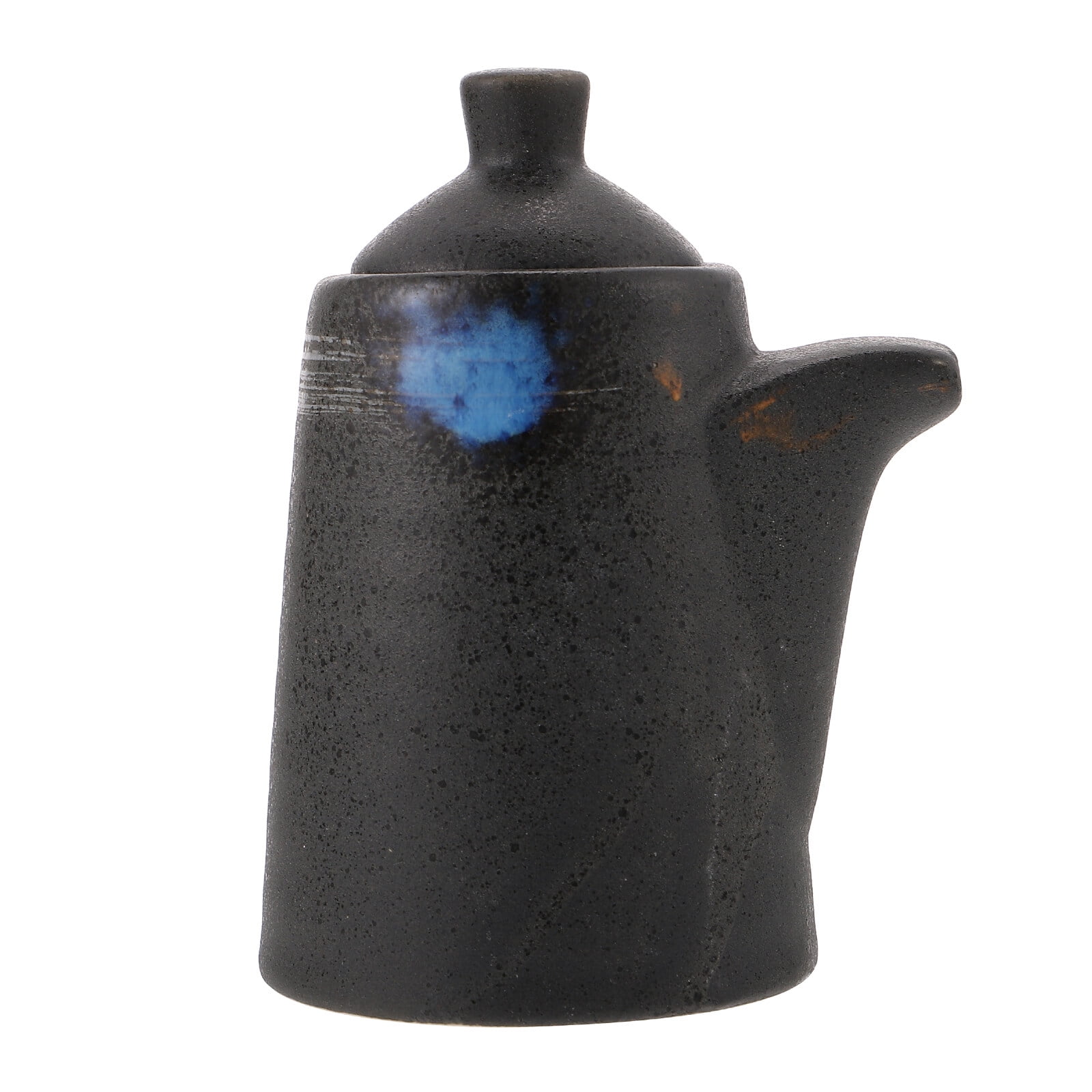 Ceramic Cruet Soy Sauce Container Castor Condiment Pot Kitchen Supply ...