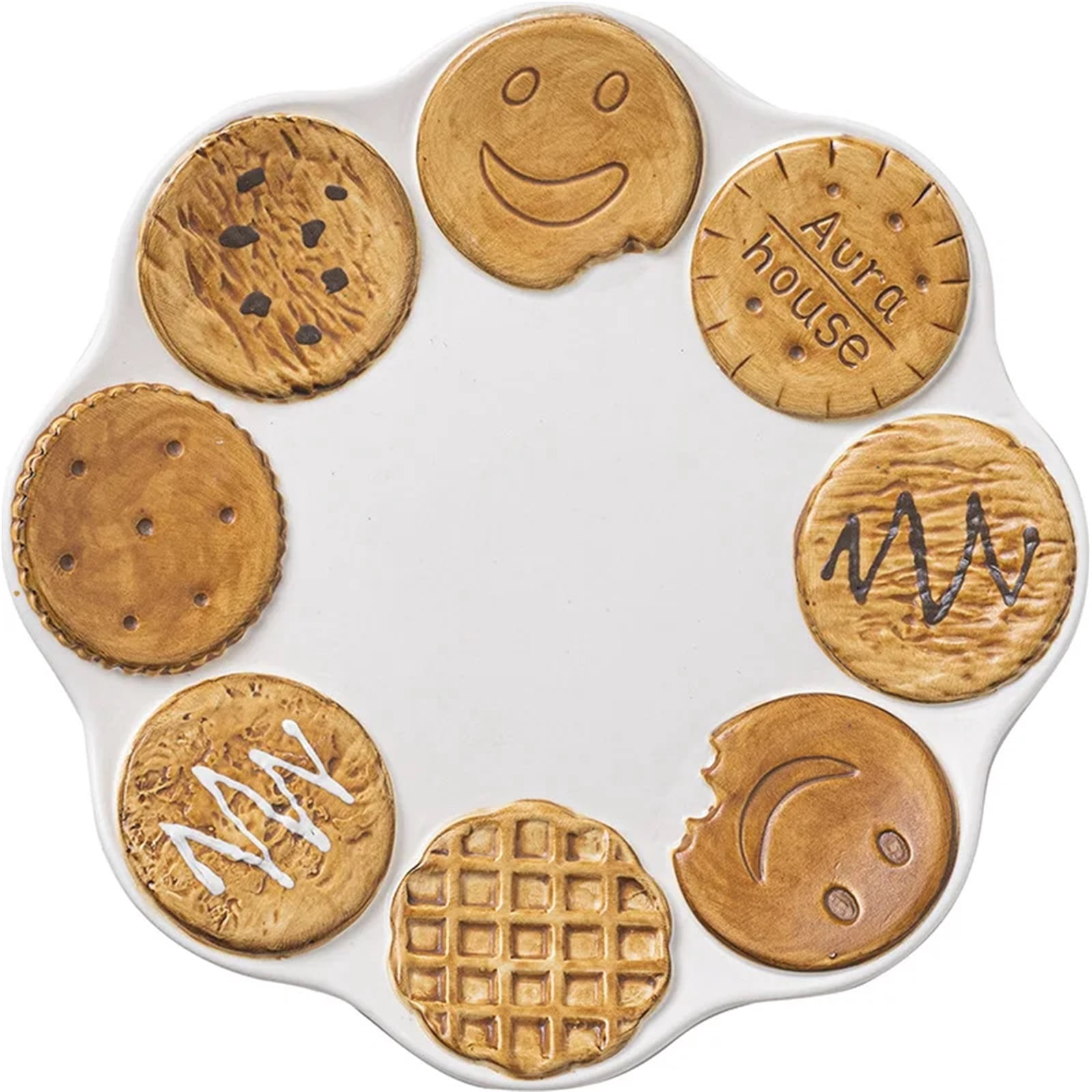Ceramic Cup, Cookies Shape Ceramic Cups and Saucers, Coffee Cup ...
