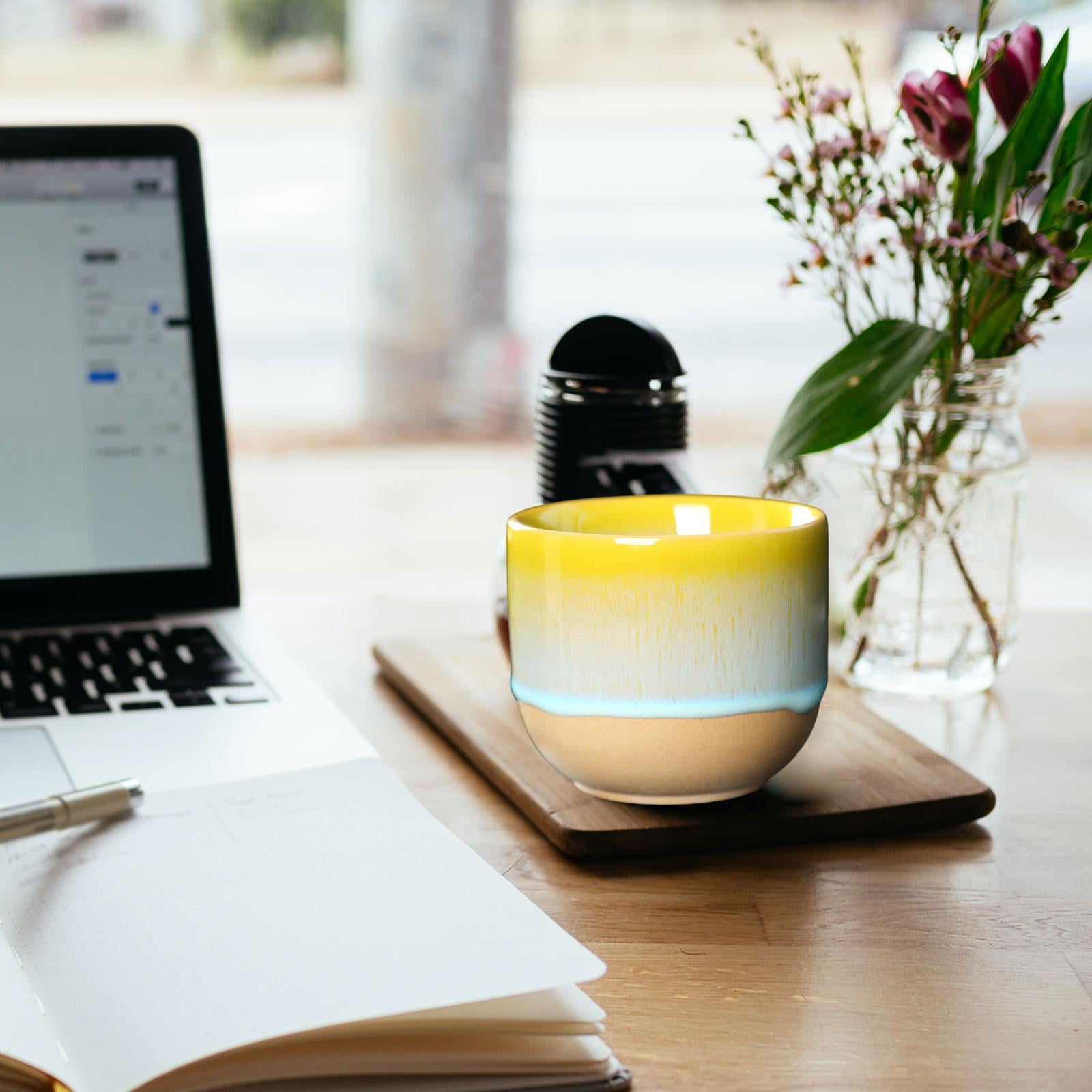 Ceramic Cups 150ml Japanese Style Handless Yerba Mate Teacup Kung Fu ...