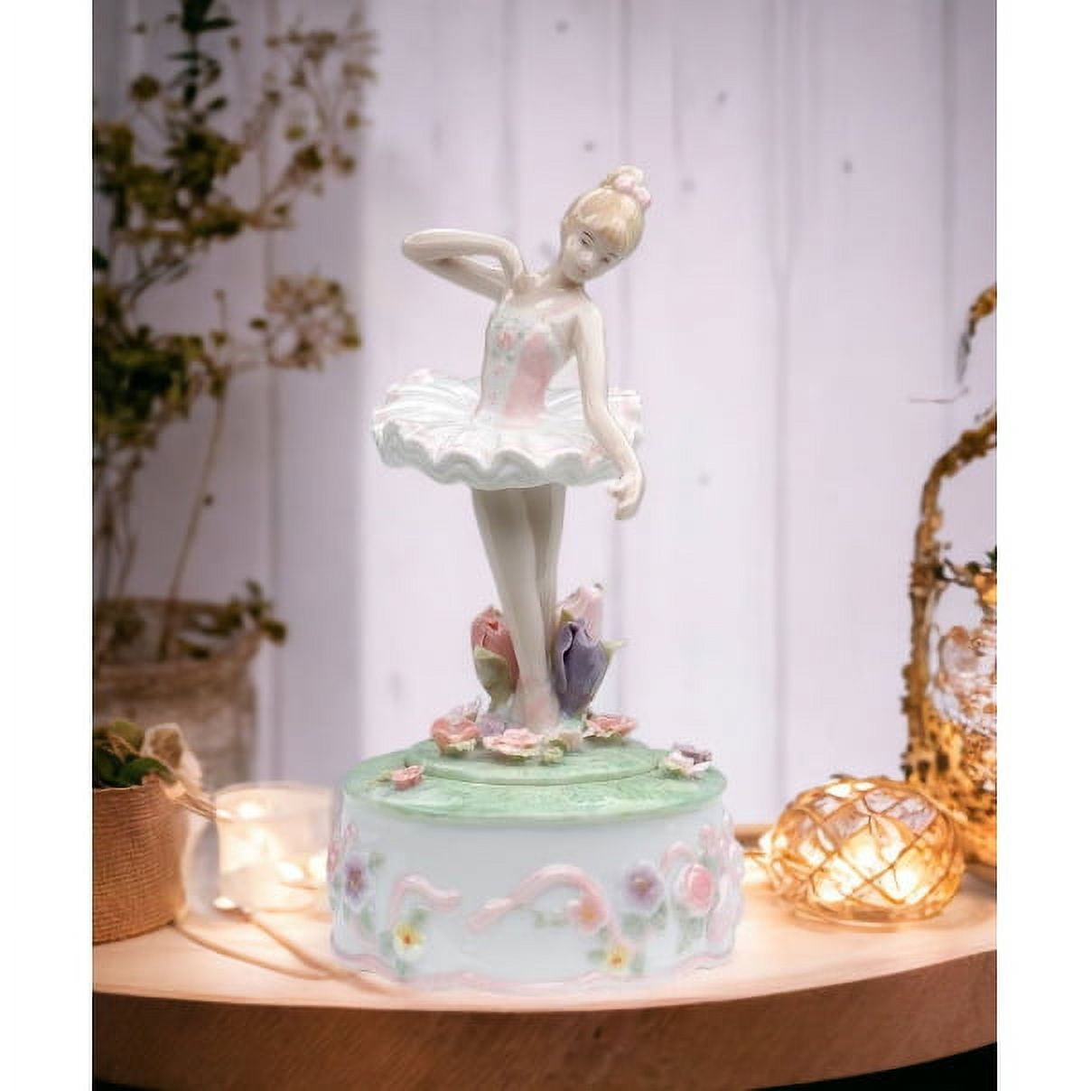 Ceramic Dancing Ballerina Music Box 4x4x7.5 Daughter - Walmart.com