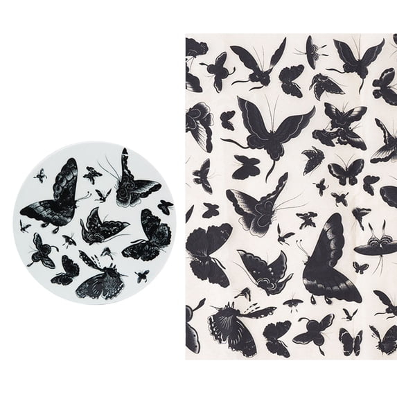 Ceramic Decals Ceramic Clay Transfer Paper, Pottery Underglaze Flower ...
