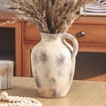 Ceramic Decorative Vase Rustic -9.7 in. Handcrafted Home Accent ...