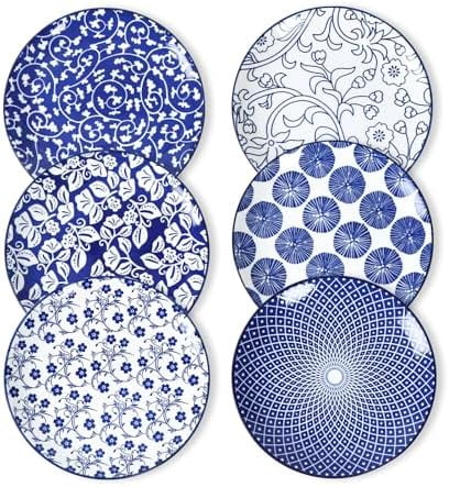 Ceramic Dessert Plates,7 Inch Small Plates, Appetizer Plates for ...