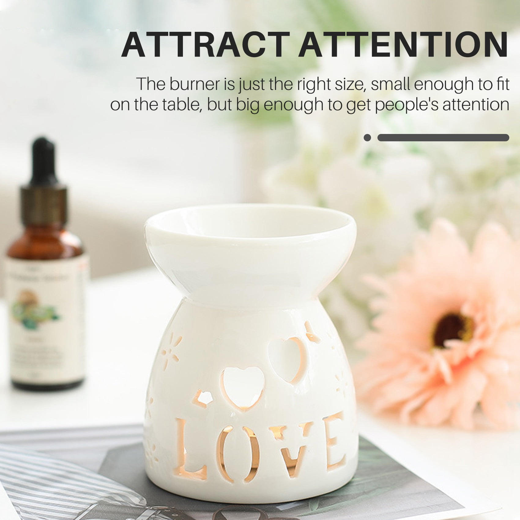 Ceramic Diffuser Candle Burner Ceramic Burning Essential Oils Diffusers ...