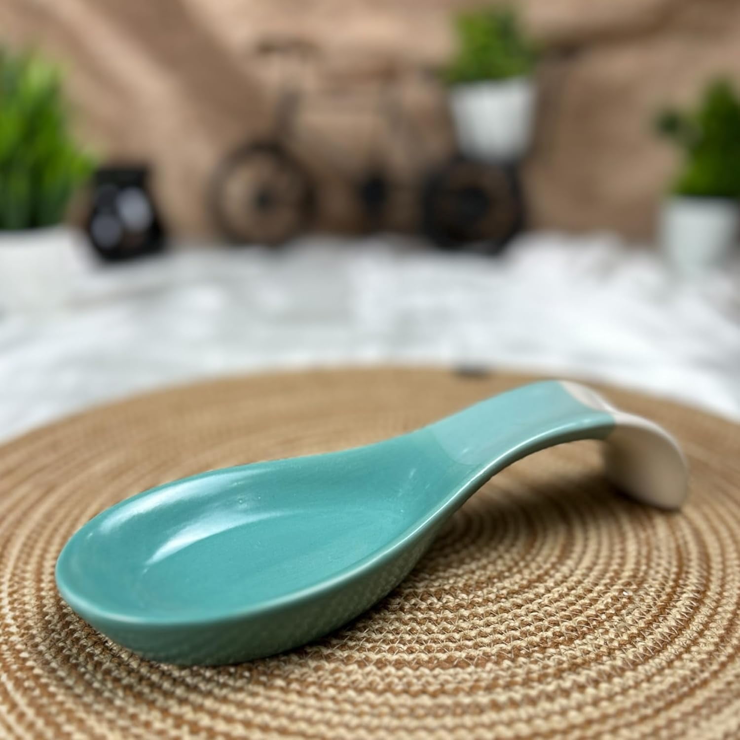 Ceramic Dining Ceramic Spoon Rest Holder Spoons Ladles Tong Modern ...