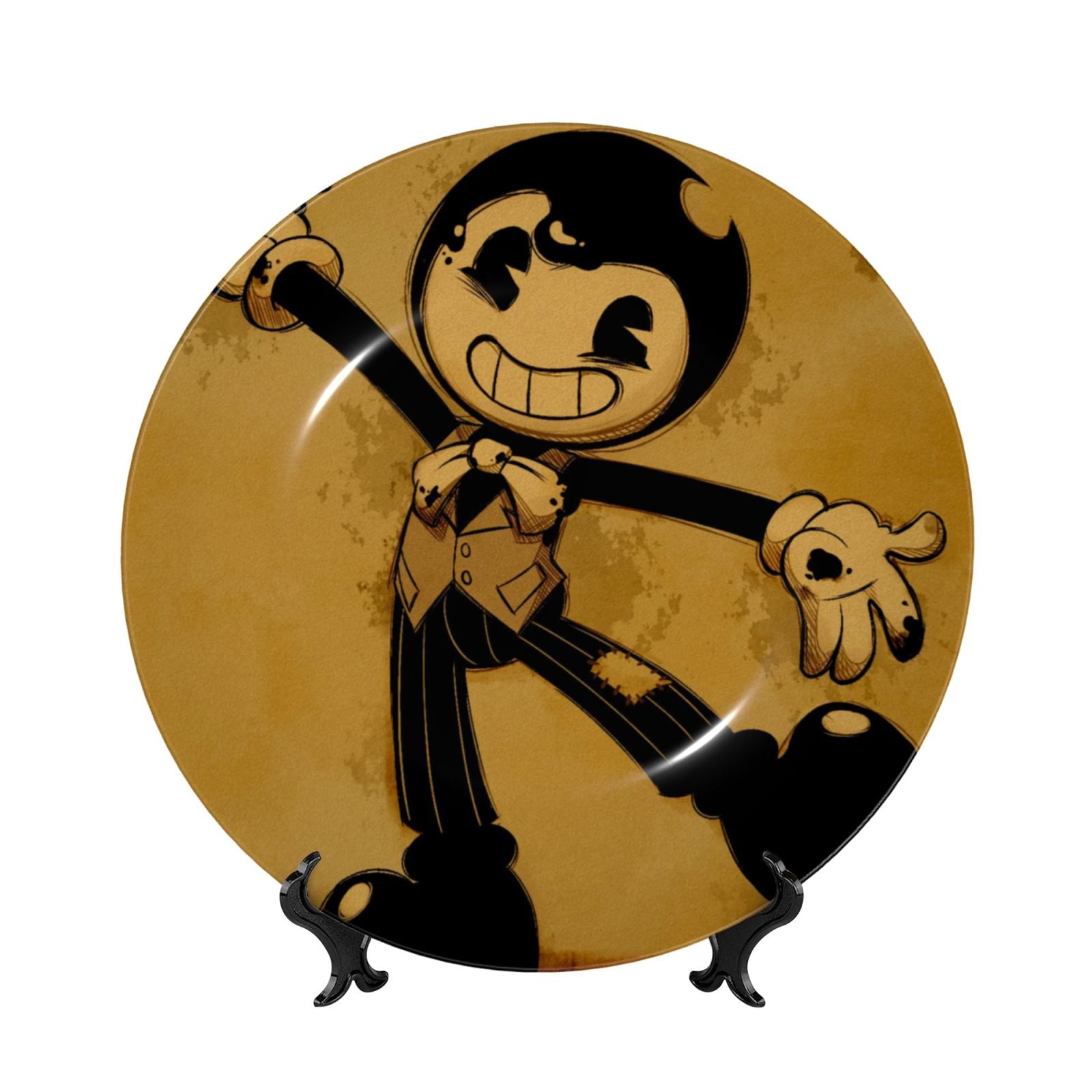 Ceramic Dinner Plates Bendy And The Ink Machine Bone China Decorative ...