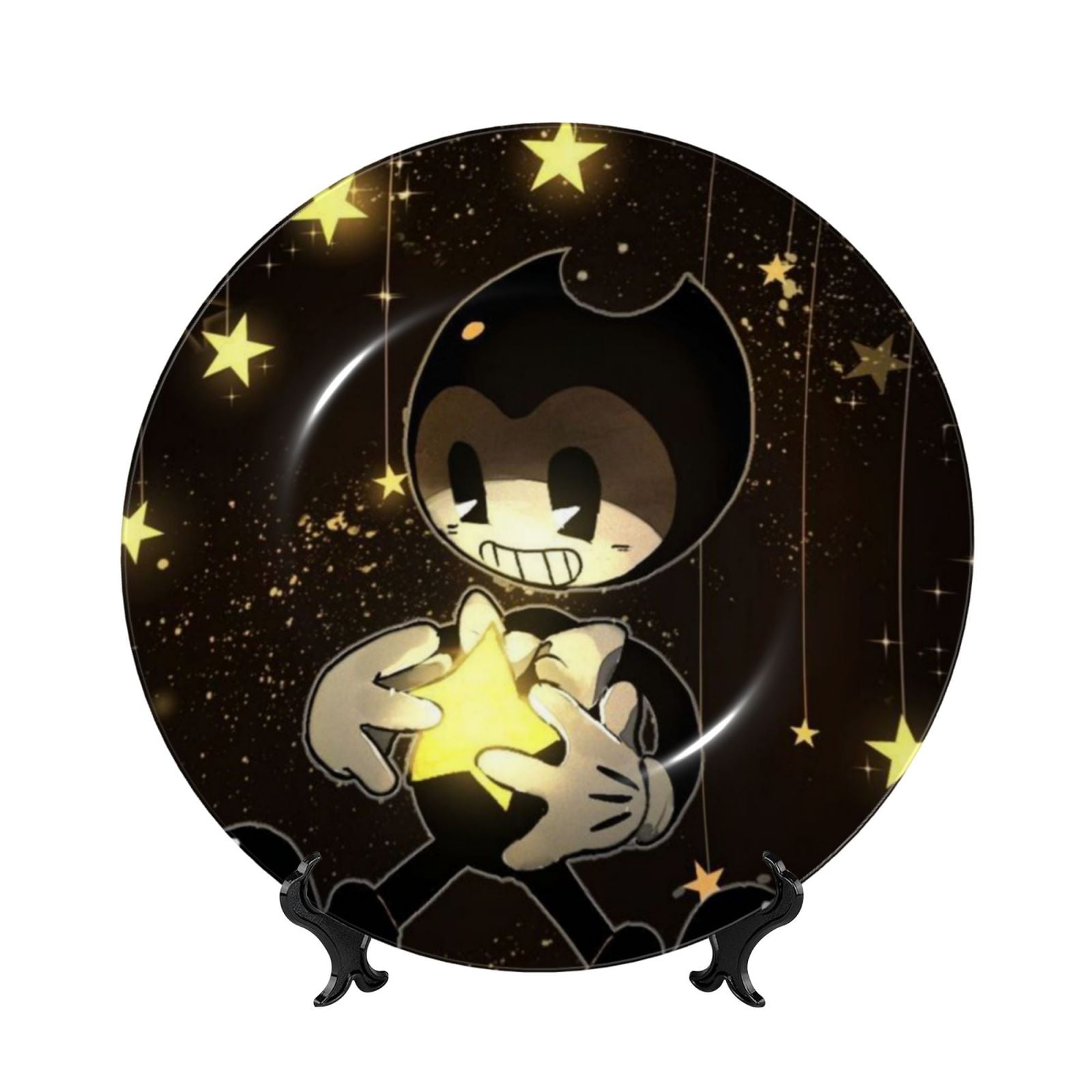 Ceramic Dinner Plates Bendy And The Ink Machine Bone China Decorative ...