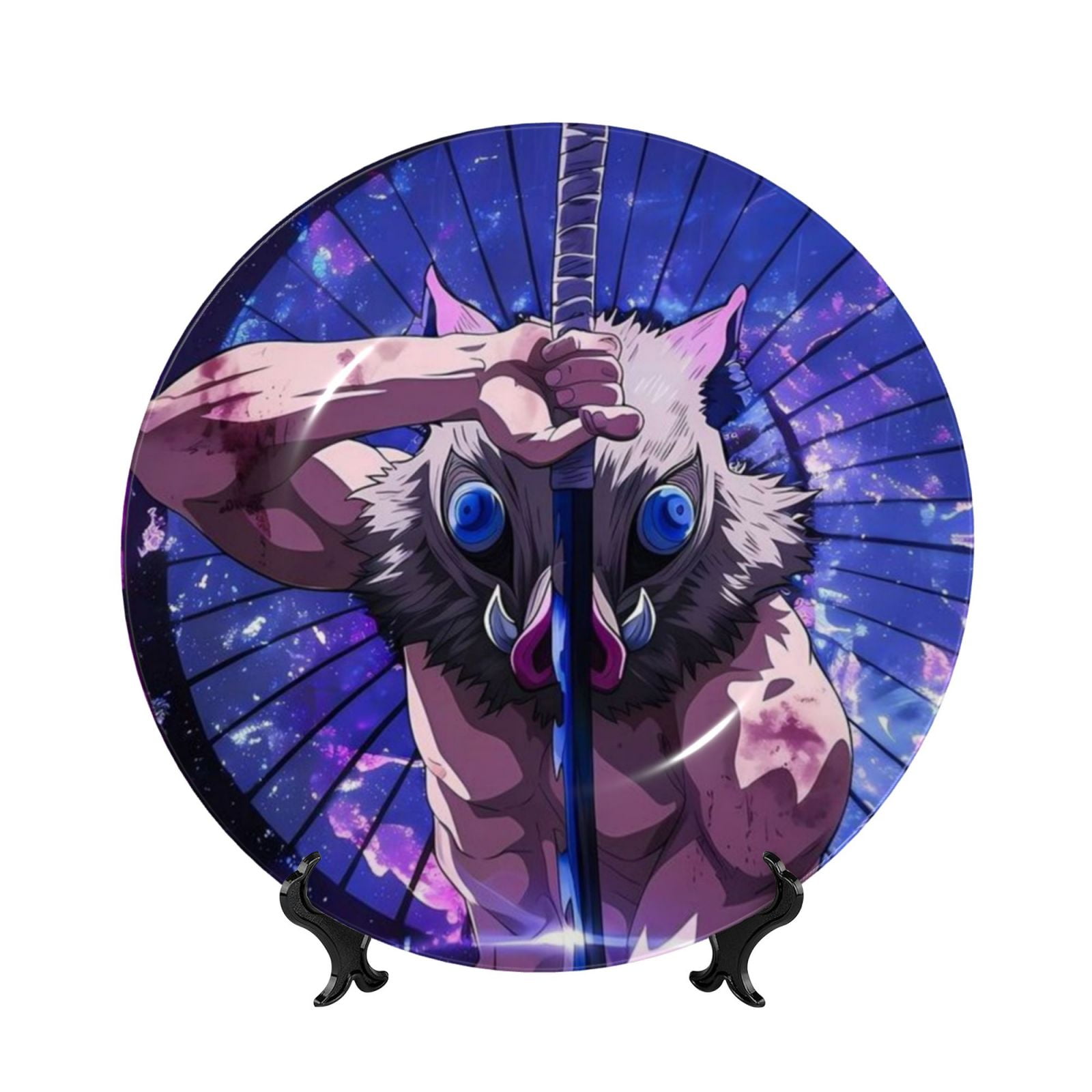 Ceramic Dinner Plates Demon Slayer Hashibira Inosuke Bone China ...