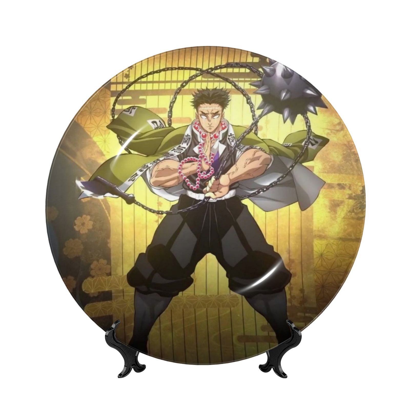 Ceramic Dinner Plates Demon Slayer Himejima Gyomei Bone China ...