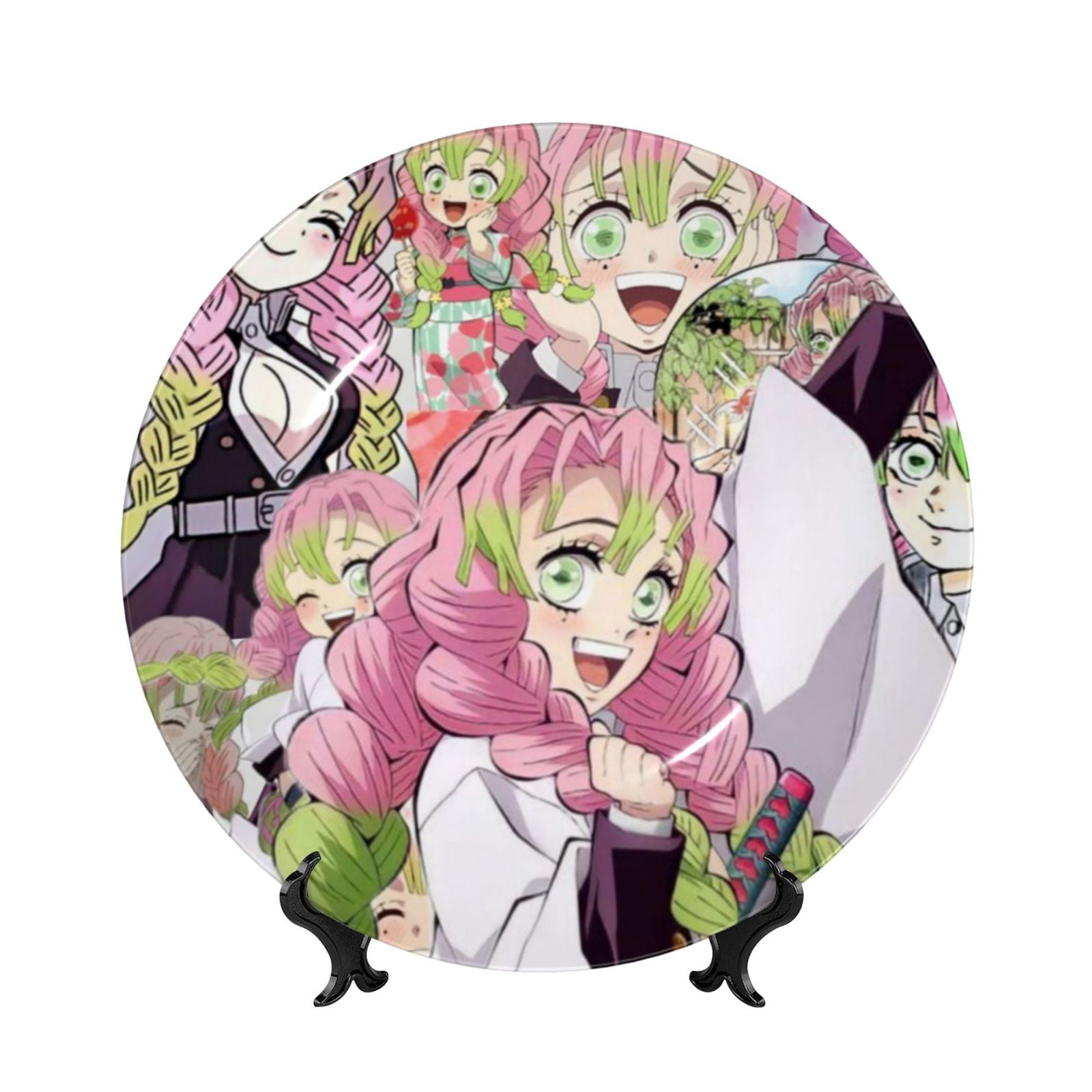 Ceramic Dinner Plates Demon Slayer Kanroji Mitsuri Bone China ...