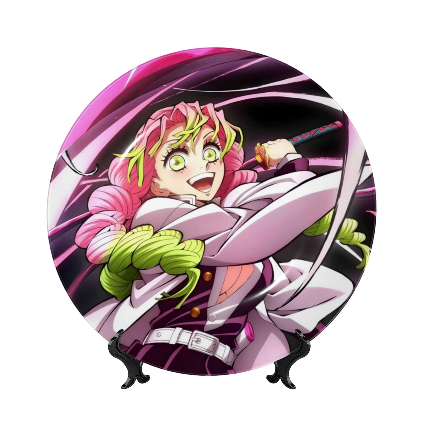 Ceramic Dinner Plates Demon Slayer Kanroji Mitsuri Bone China ...
