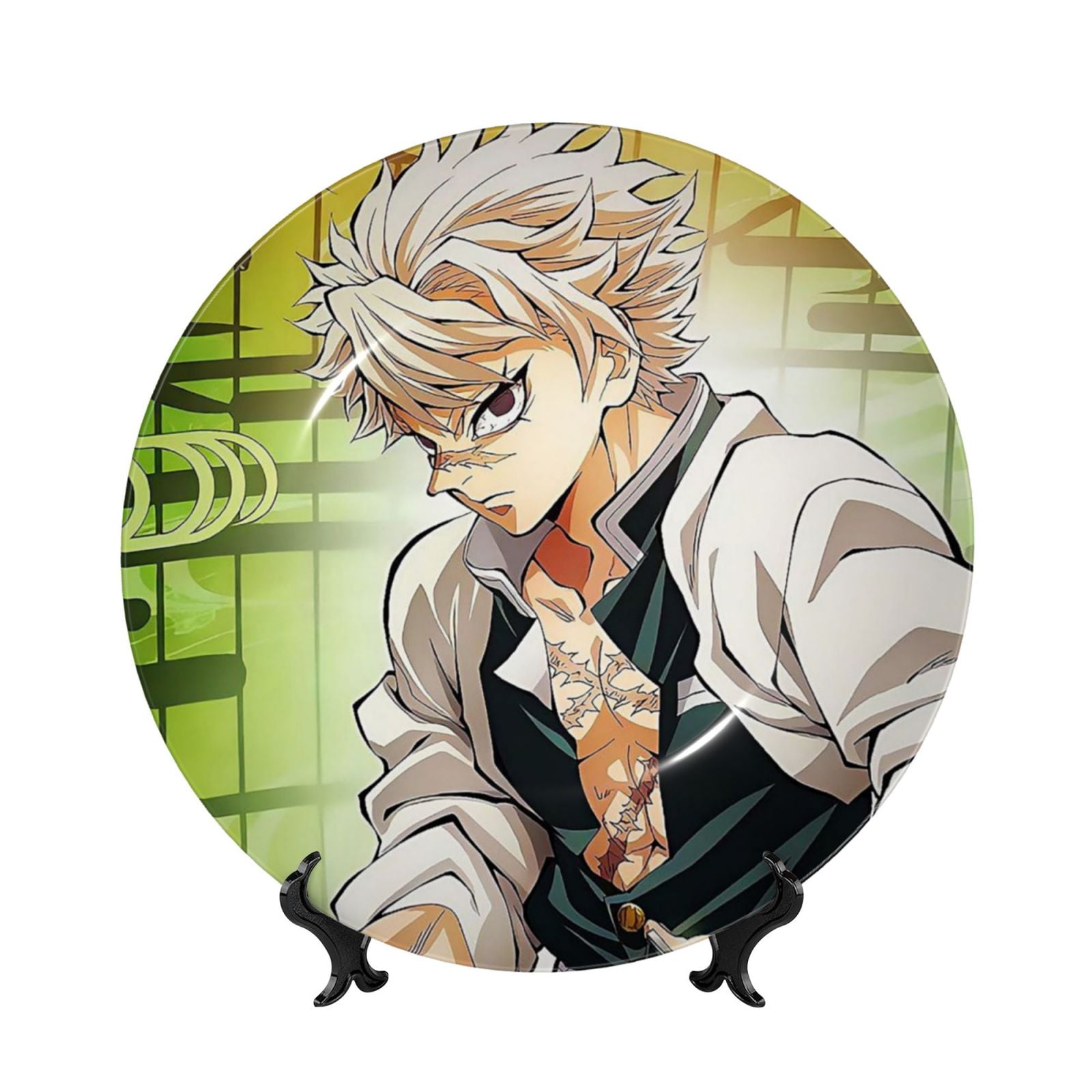 Ceramic Dinner Plates Demon Slayer Shinazugawa Sanemi Bone China ...