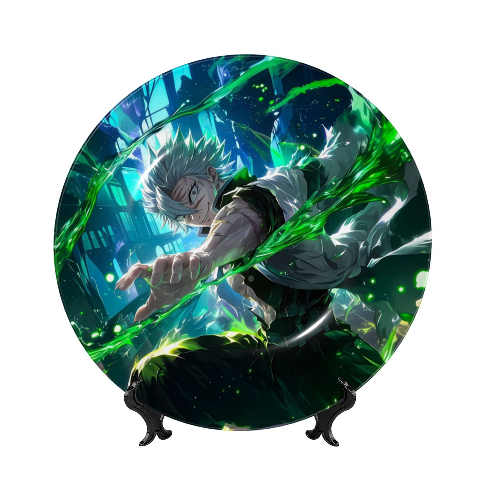 Ceramic Dinner Plates Demon Slayer Shinazugawa Sanemi Bone China ...