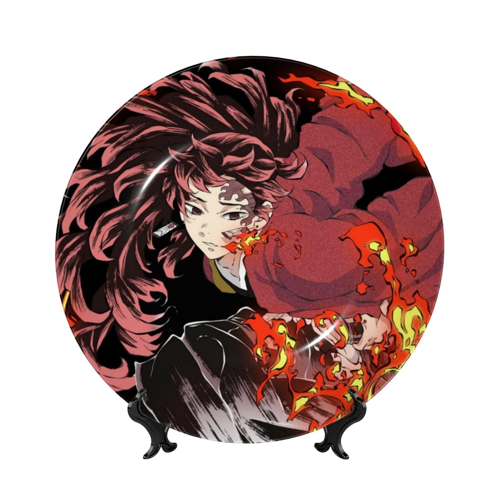 Ceramic Dinner Plates Demon Slayer Tsugikuni Yoriichi Bone China ...