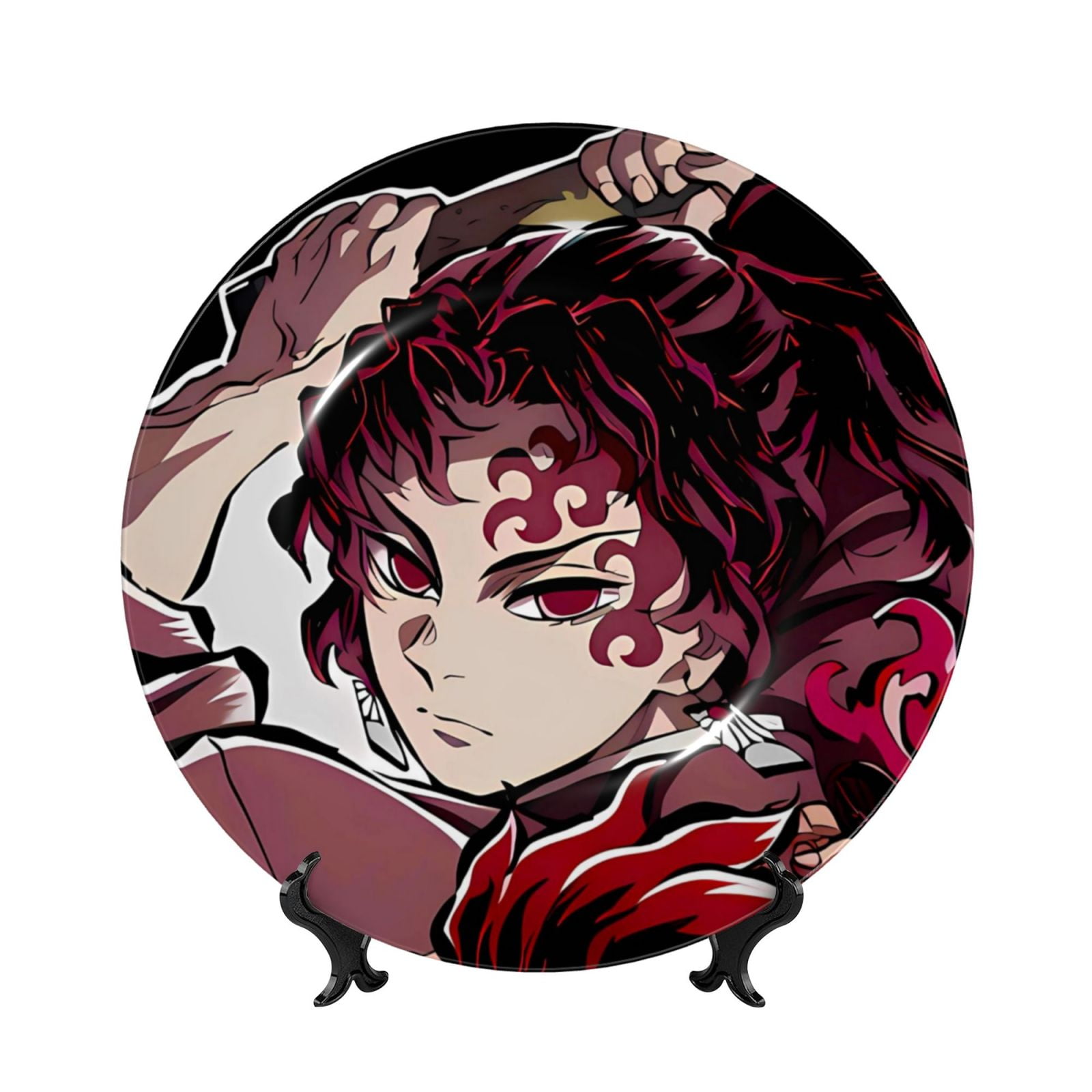 Ceramic Dinner Plates Demon Slayer Tsugikuni Yoriichi Bone China ...