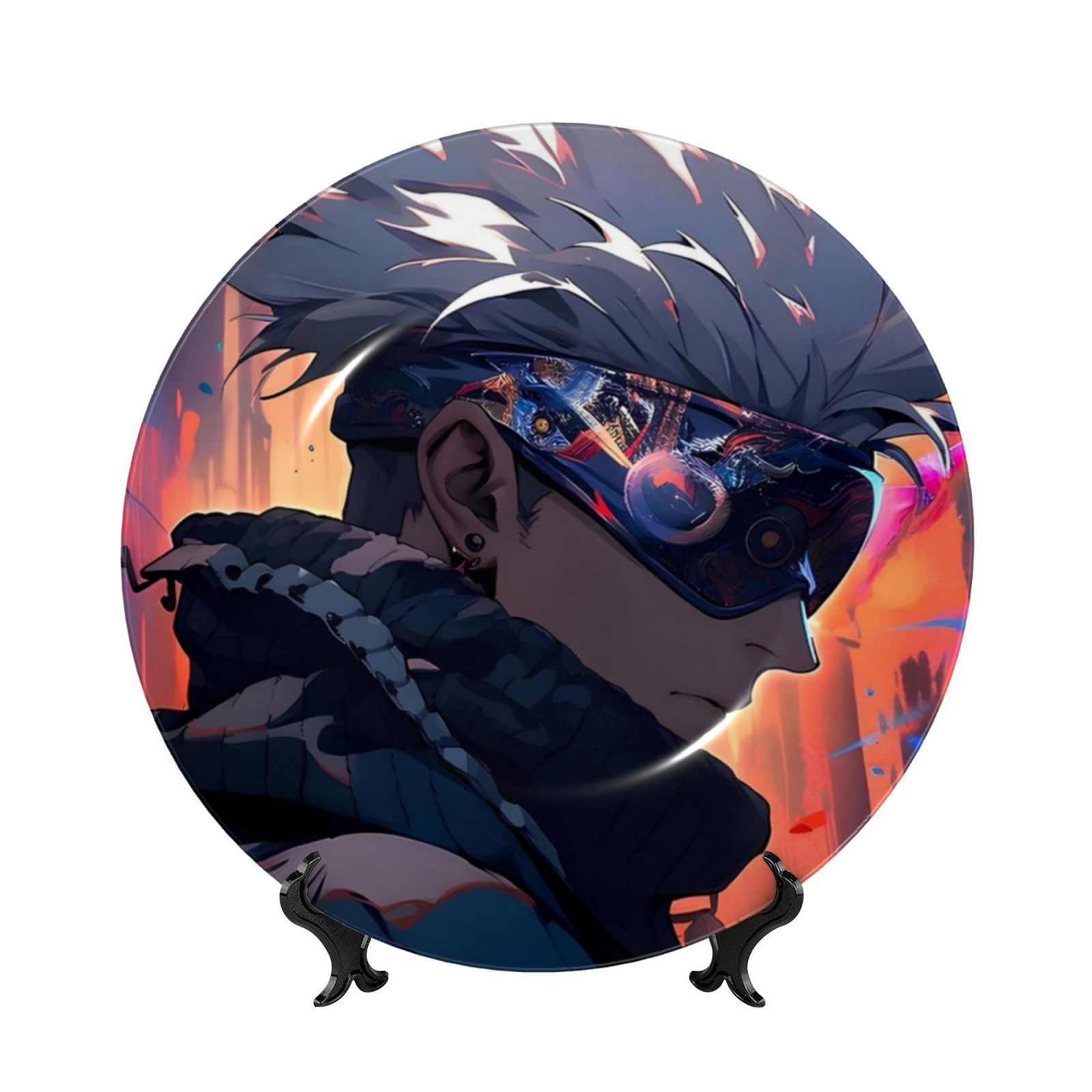 Ceramic Dinner Plates Jujutsu Kaisen Gojo Satoru Bone China Decorative ...