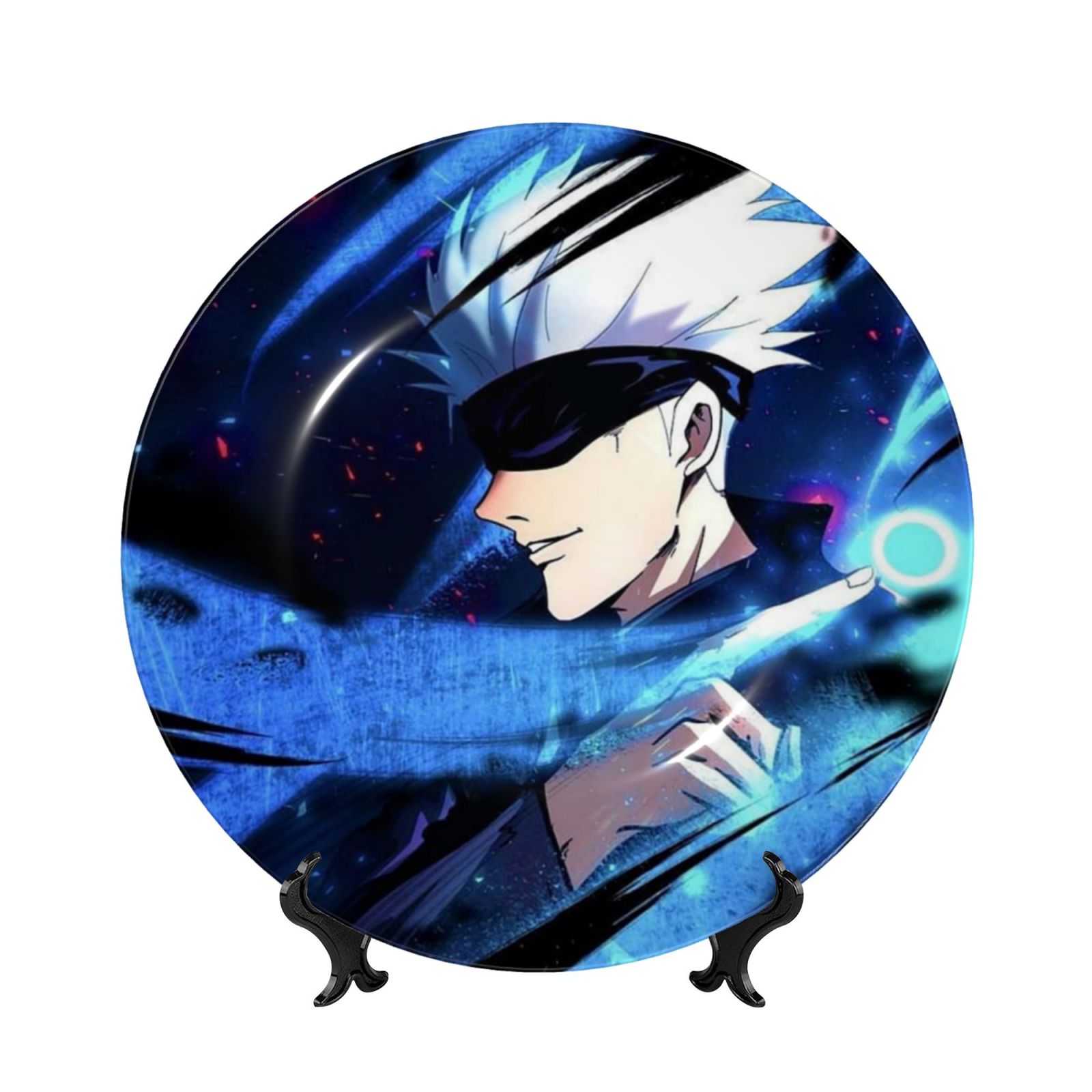 Ceramic Dinner Plates Jujutsu Kaisen Gojo Satoru Bone China Decorative ...