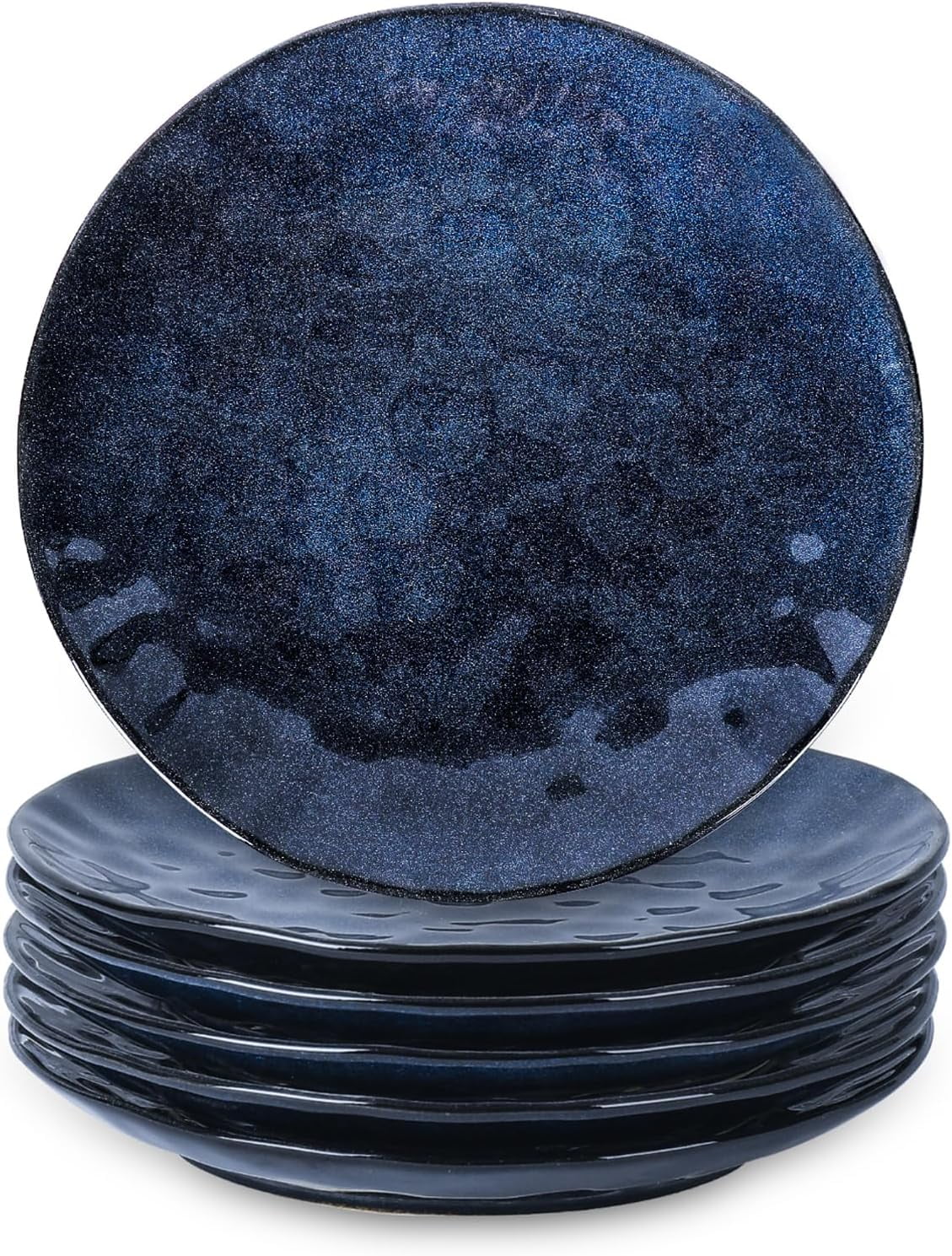 Ceramic Dinner Plates Set - Porcelain 10 Inch Flat Steak Pasta Pizza ...