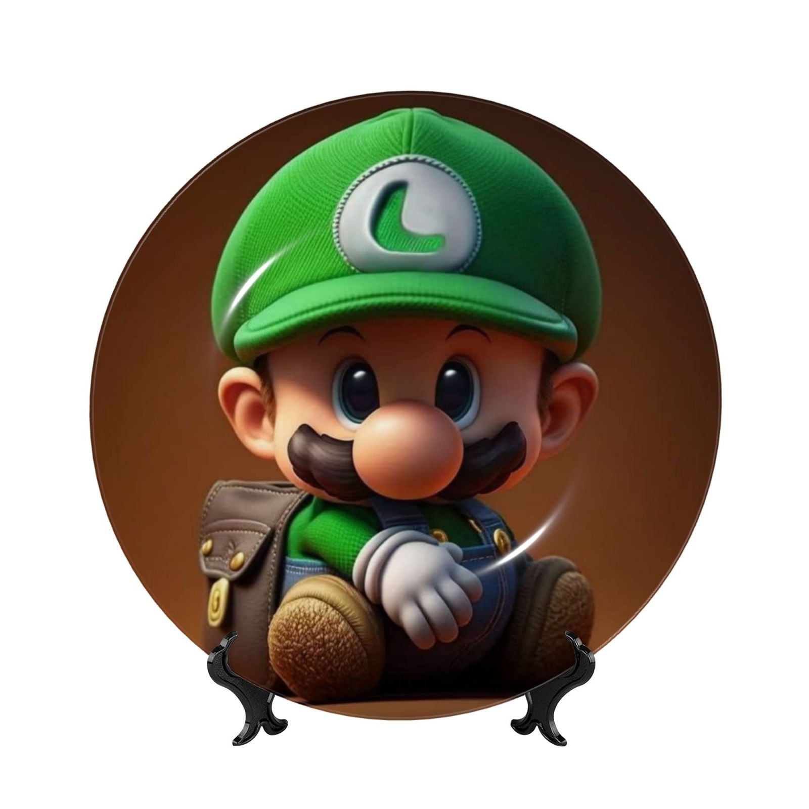 Ceramic Dinner Plates Super Mario Bone China Decorative with Display ...