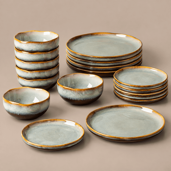 Ceramic Dinnerware Set For 6 18-piece Plates And - Walmart.com