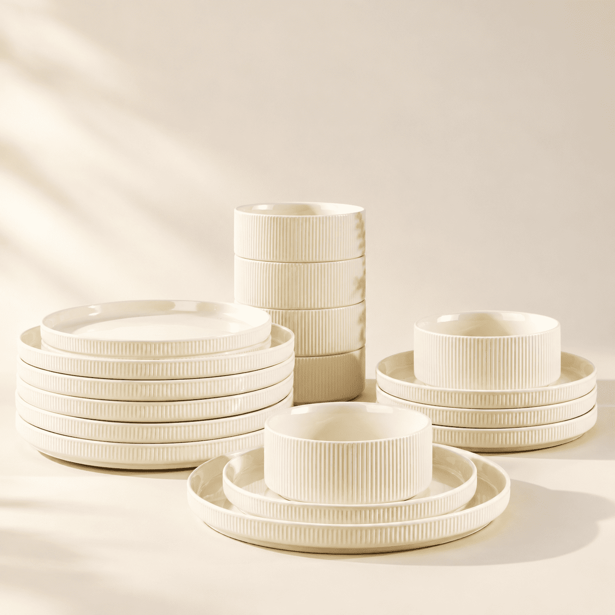 Ceramic Dinnerware Set For 6 18-piece Plates And - Walmart.com