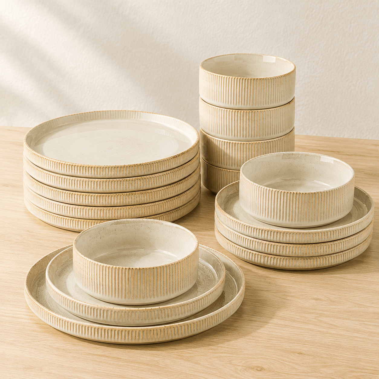 Ceramic Dinnerware Set For 6 18-piece Plates And - Walmart.com