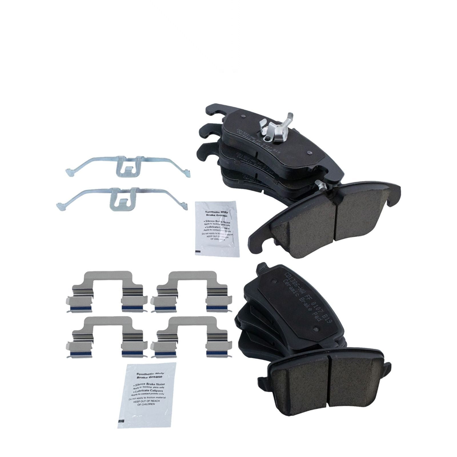 Ceramic Disc Brake Pads for Audi - Premium Posi Bonding, Quiet Brakes ...