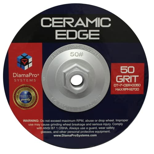 Ceramic Edge Threaded 7 Inch Ceramic Concrete Grinding Cup Wheel ...