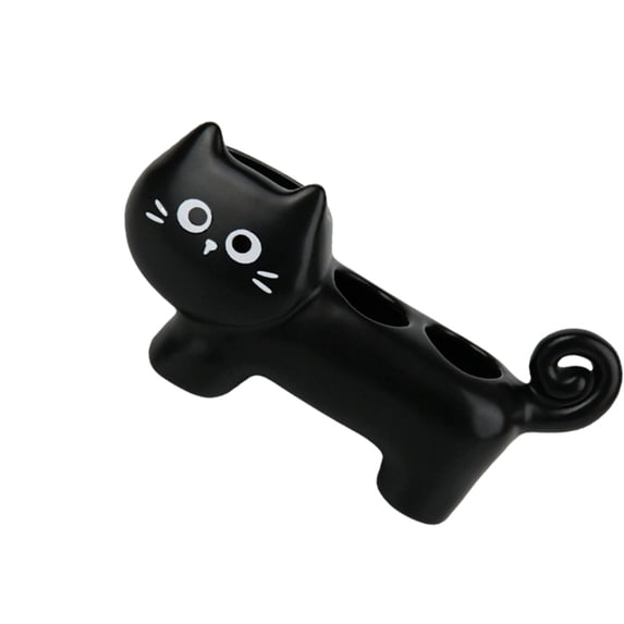 Ceramic Electric Toothbrush Holder with 3 Slots For Bathroom Vanity ...