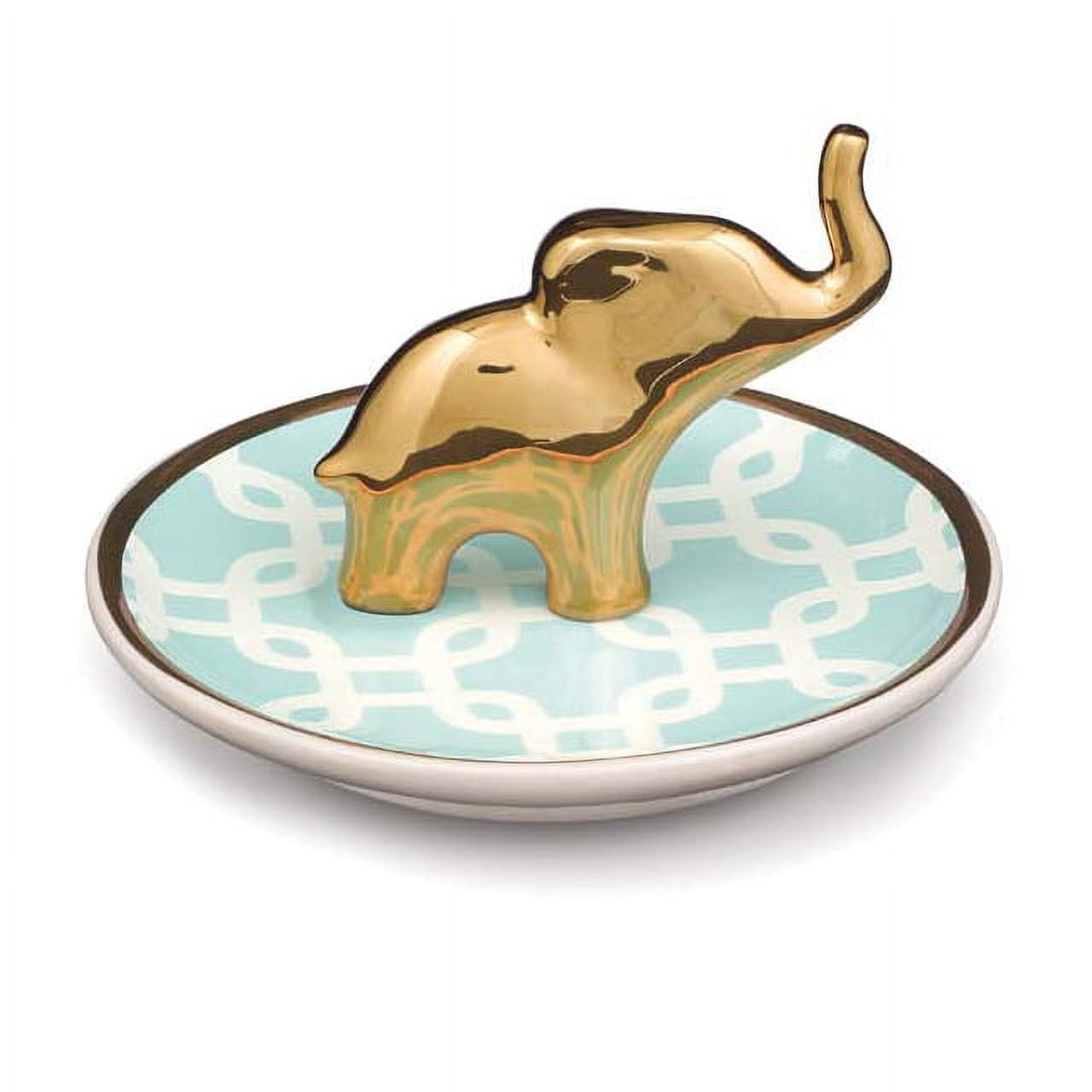 Ceramic Elephant Ring Holder Dish - Walmart.com
