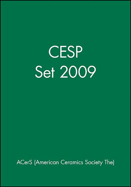 Ceramic Engineering and Science Proceedi Cesp Set 2009, Book 515, (Hardcover) - Walmart.com