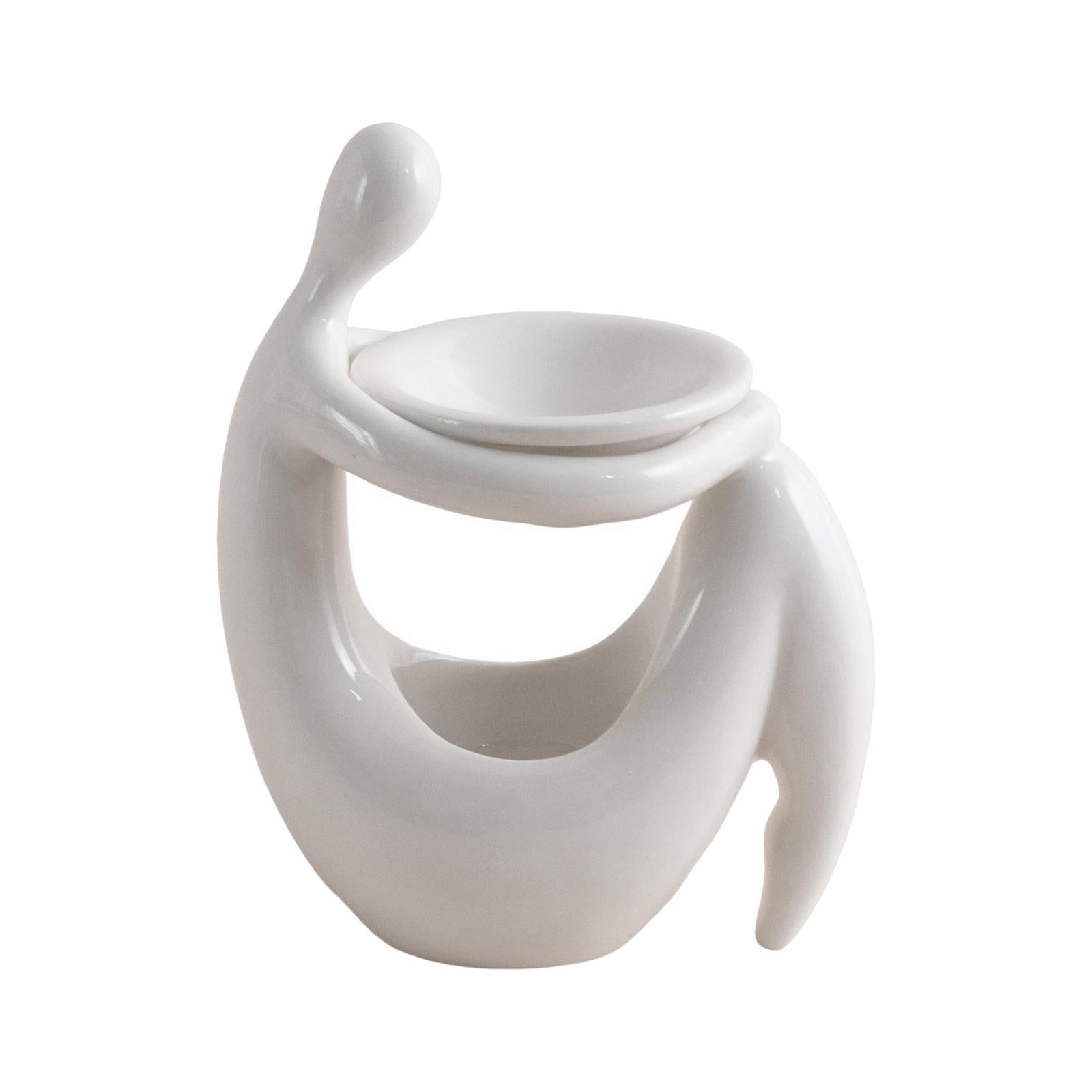 Ceramic Essential Oil Burner Furnace Elegant Handmade Fragrance Holder ...