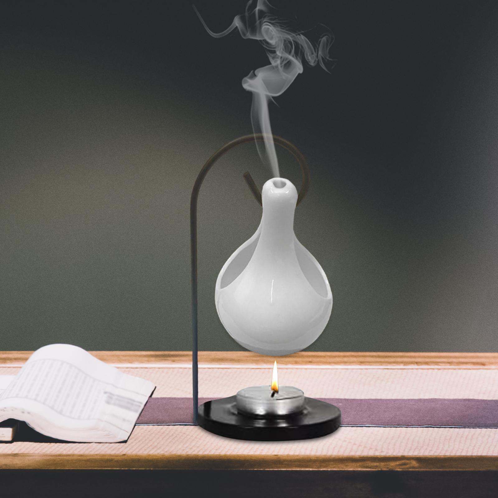 Ceramic Essential Oil Diffuser, Melt Tealight Candle Holder Fragrance ...