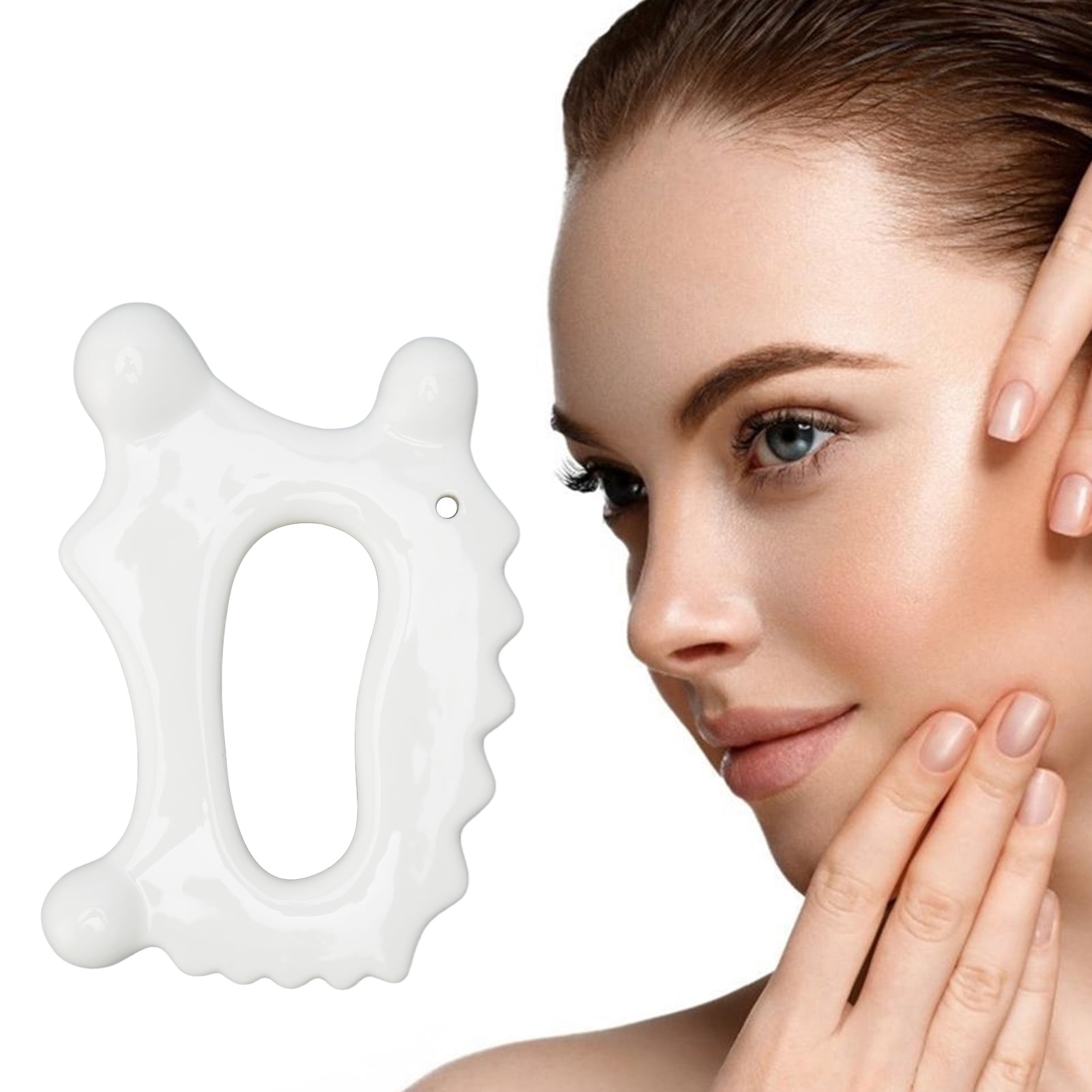 Ceramic Face & Body All-in-One Guasha Massage Tool | Skincare Device ...