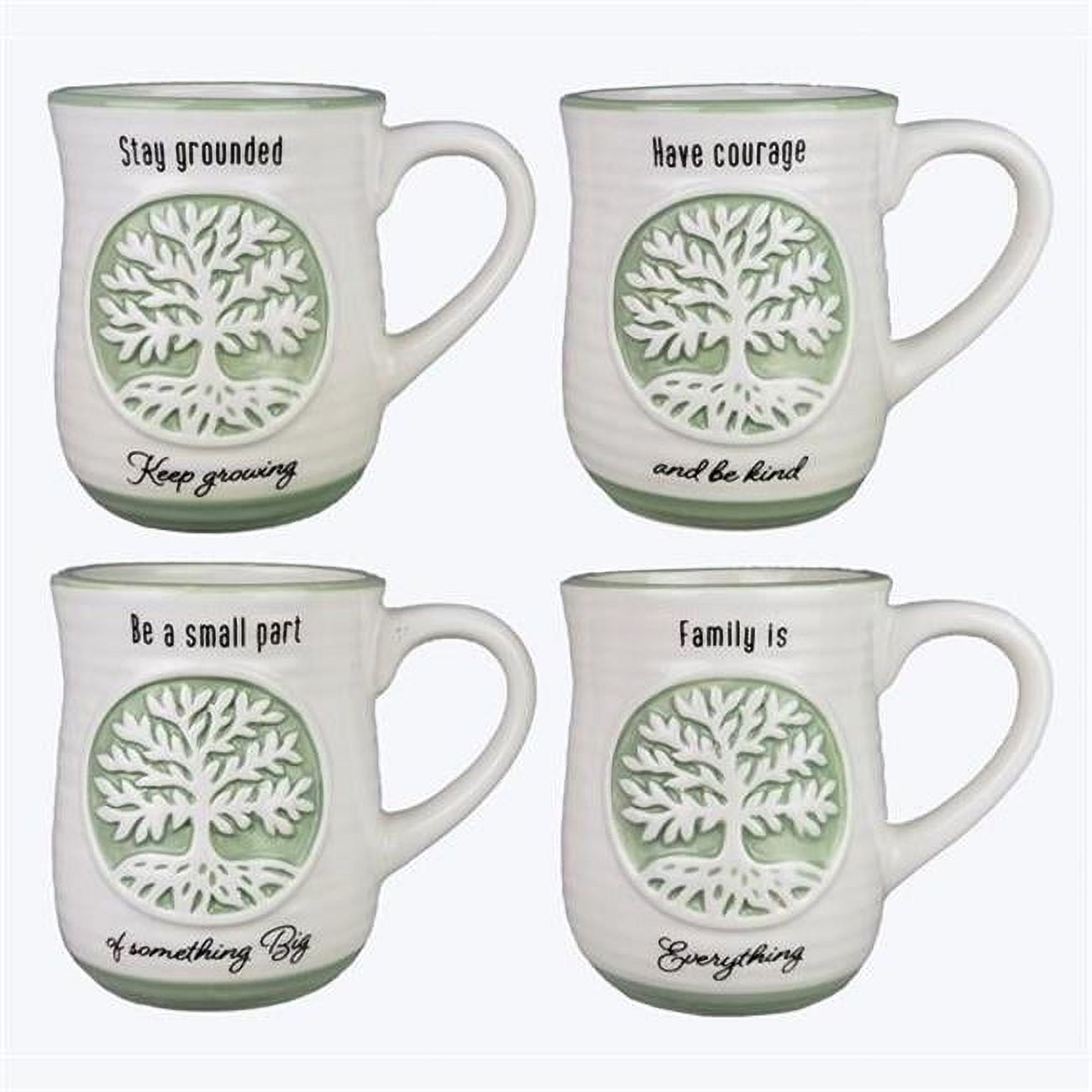 Ceramic Family Tree Mug, Assorted Color - 4 Piece - Walmart.com