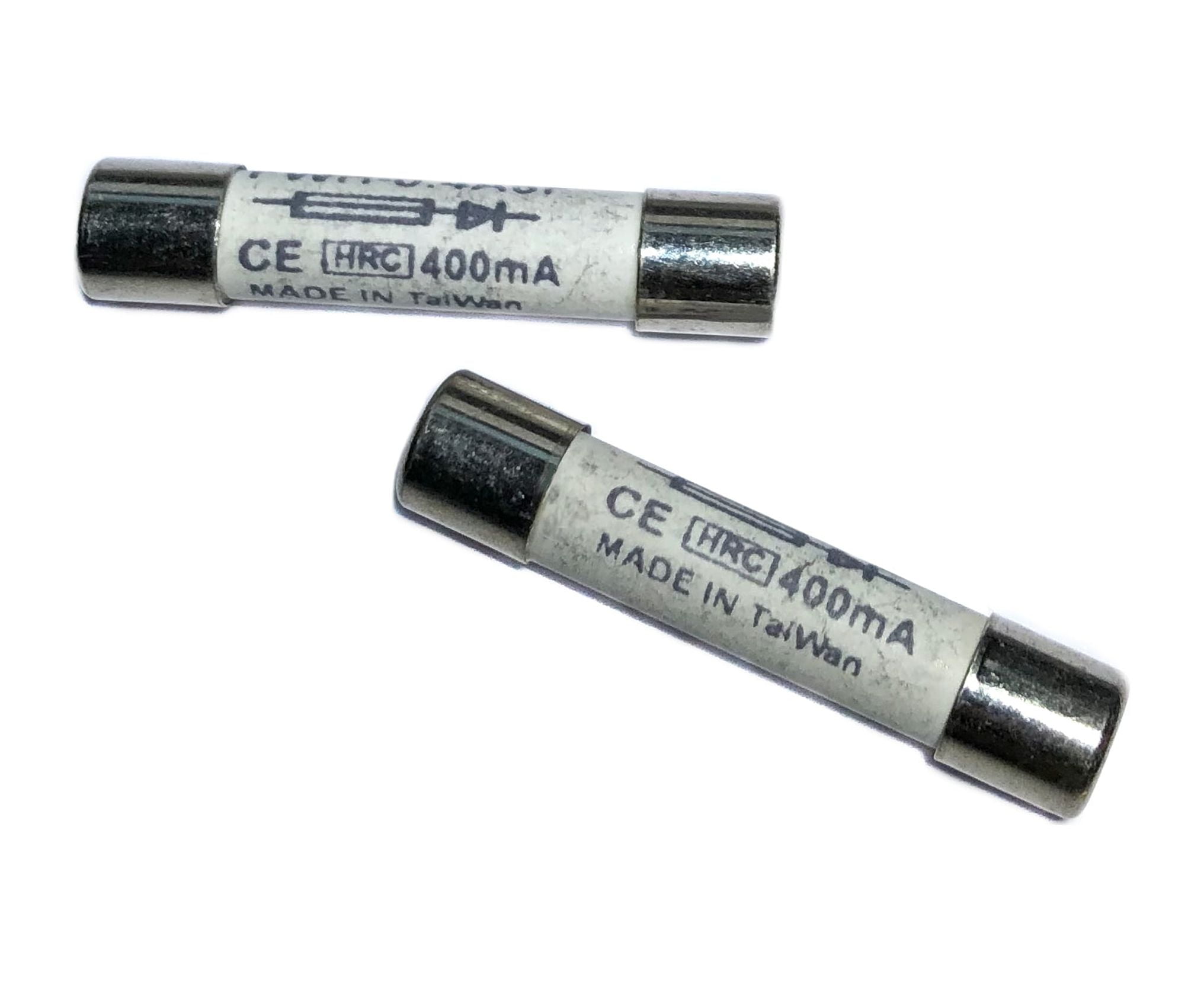 Ceramic Fast Acting Fuses for Digital Multimeters - 0.4A (400mA) / 600V ...